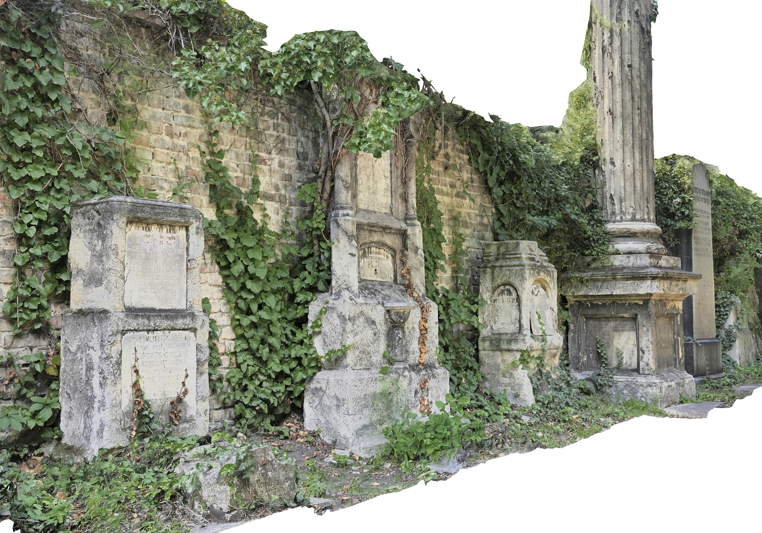 Cemetery Wall Hd 3D Model - TurboSquid 1617320
