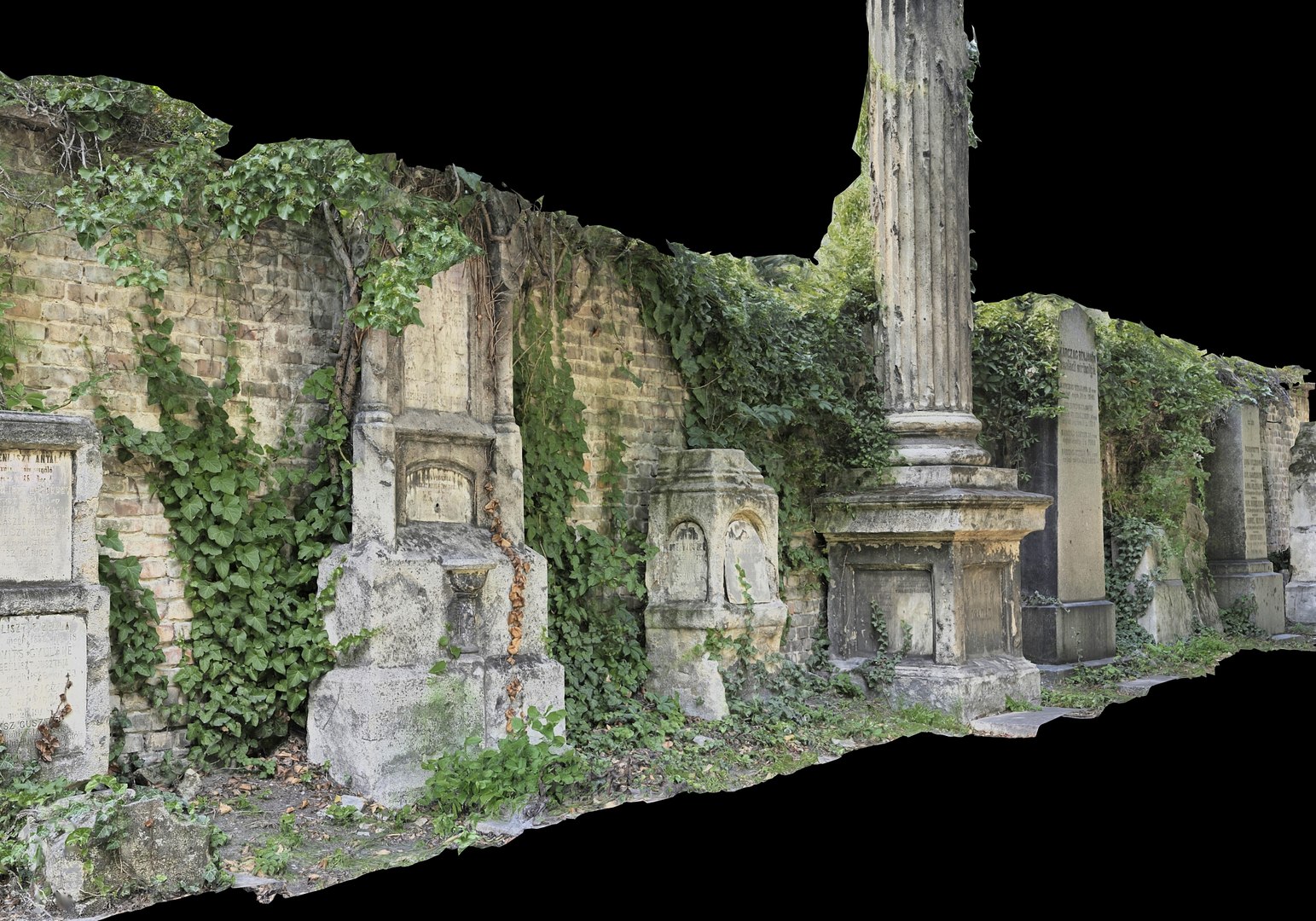 Cemetery Wall Hd 3D Model - TurboSquid 1617320