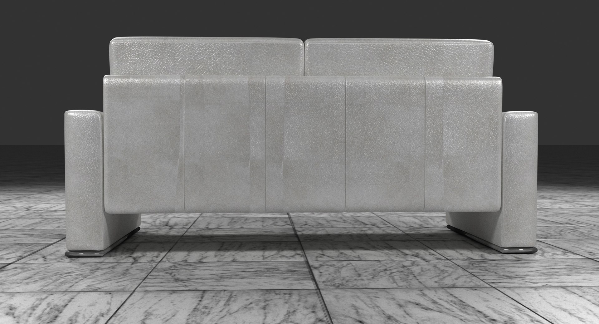 3D Model Modular Leather White - TurboSquid 1690744