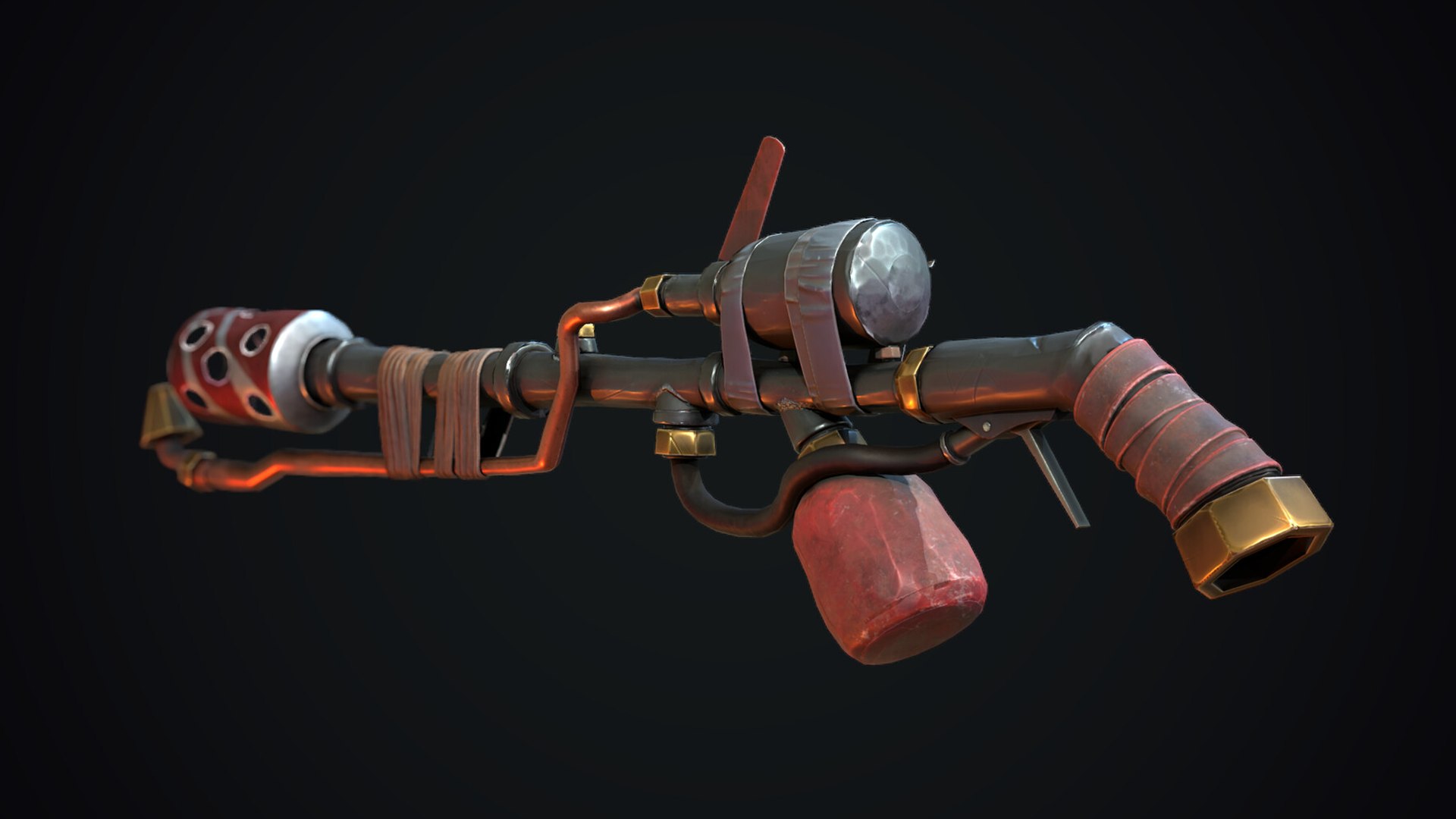 Stylized Flamethrower 3D Model - TurboSquid 2043948