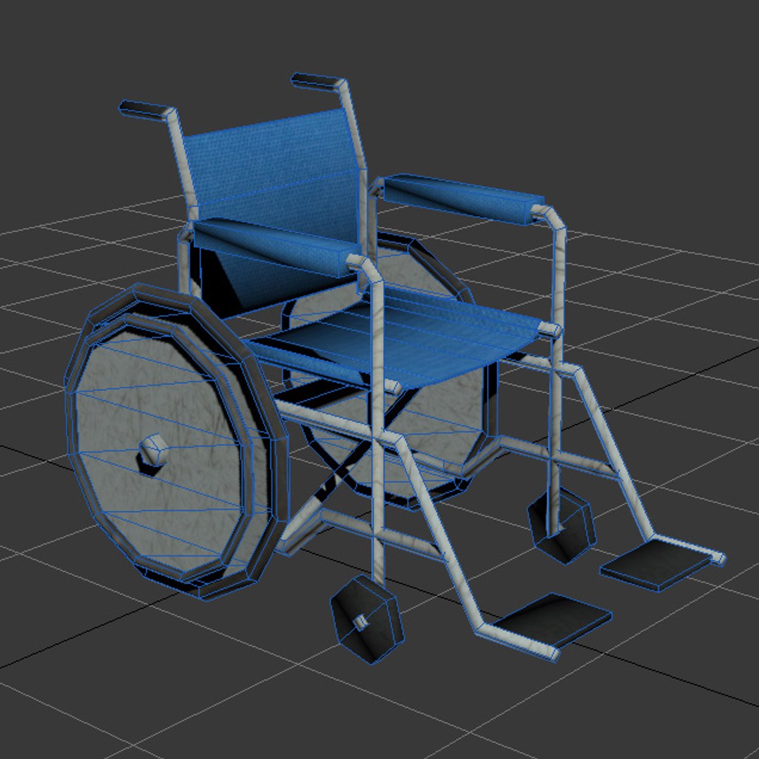 wheelchair 3d model