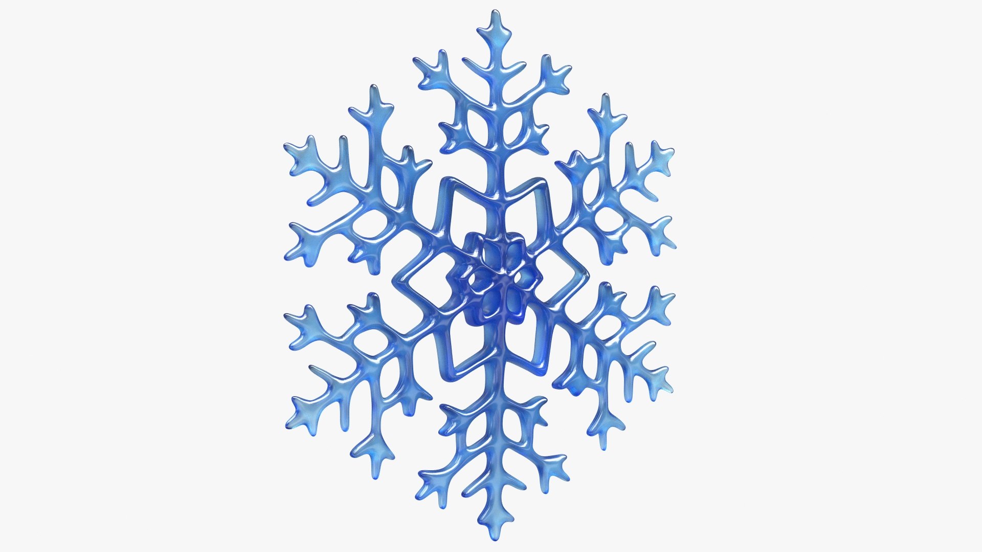 Snow Flake 1 3D Model - TurboSquid 1717634