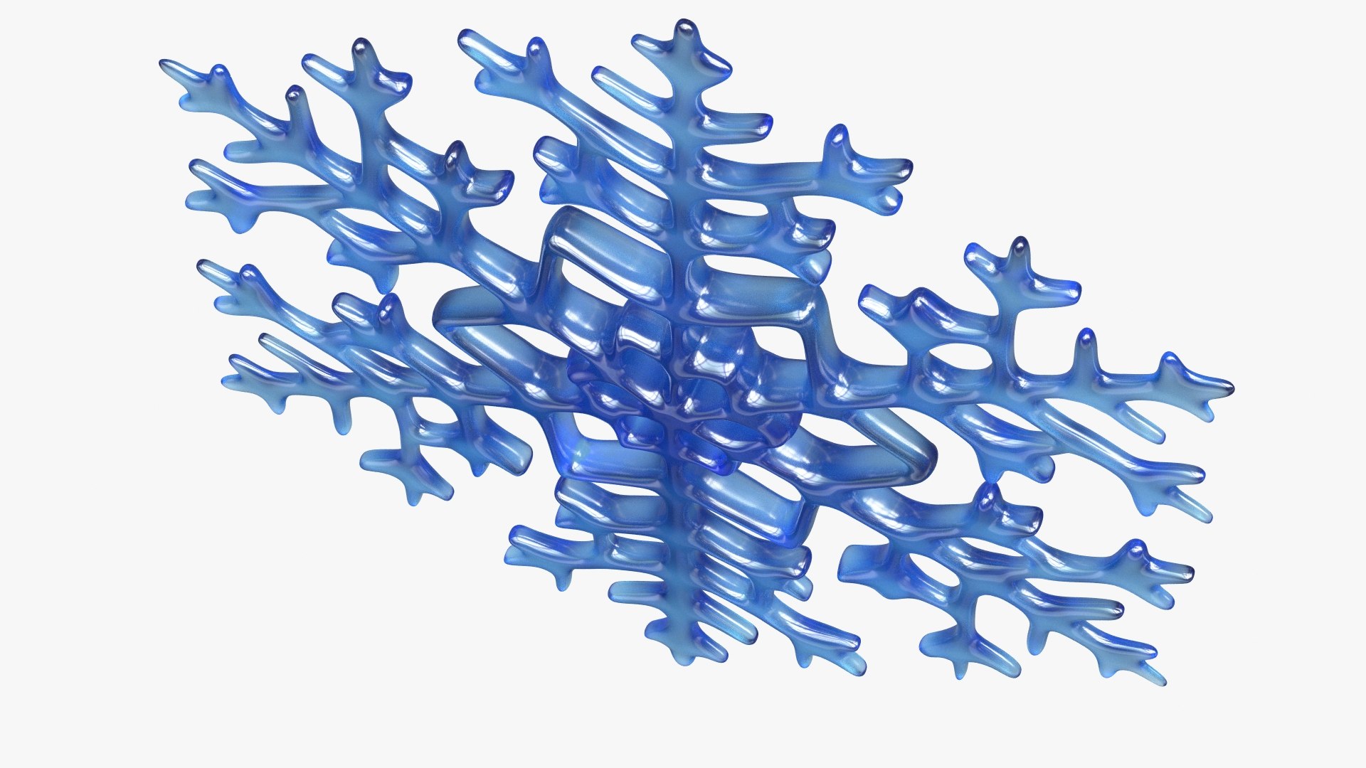 Snow Flake 1 3D Model - TurboSquid 1717634