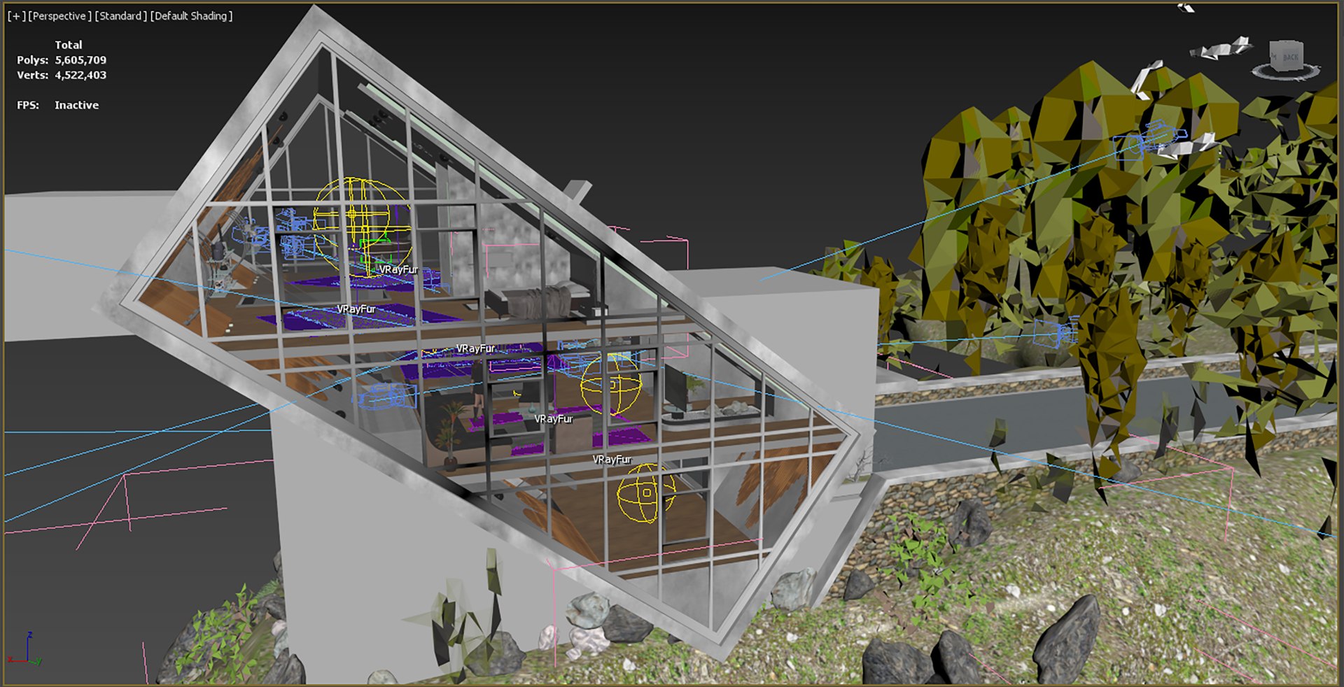 SLOPED HOUSE CONCEPT DESIGN 3D Model - TurboSquid 1973849