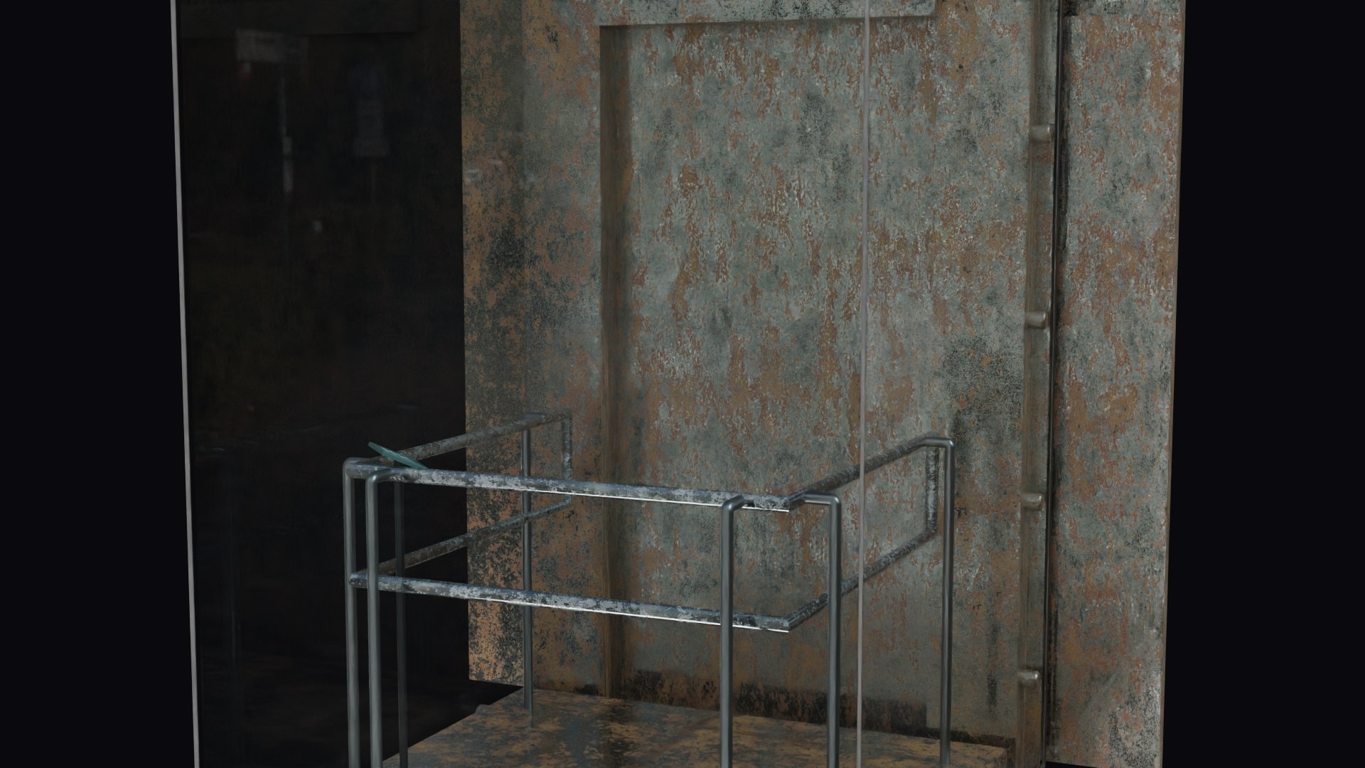 3D Rusty Elevator - TurboSquid 2344950