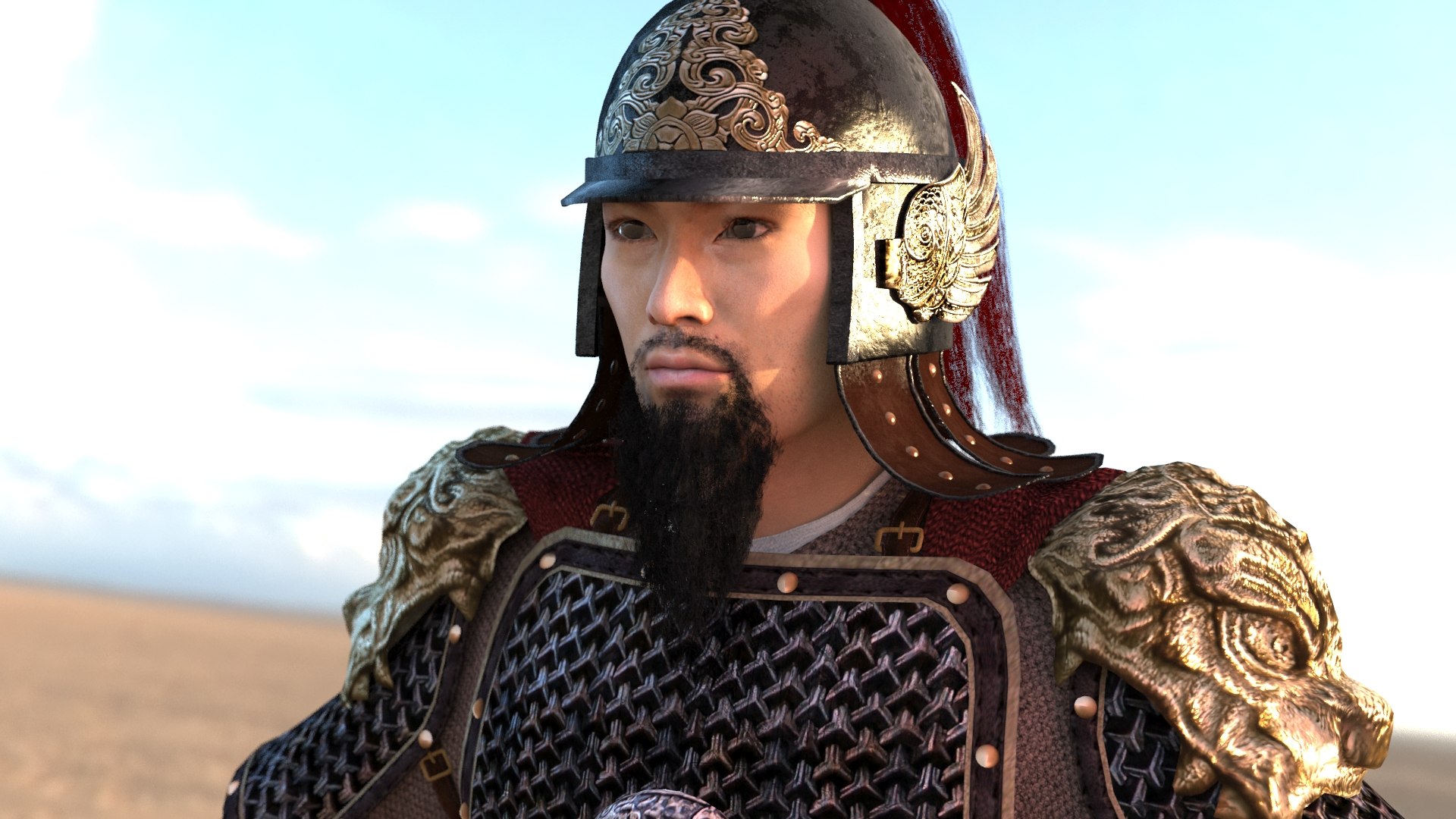 Ancient Chinese General model - TurboSquid 1822513