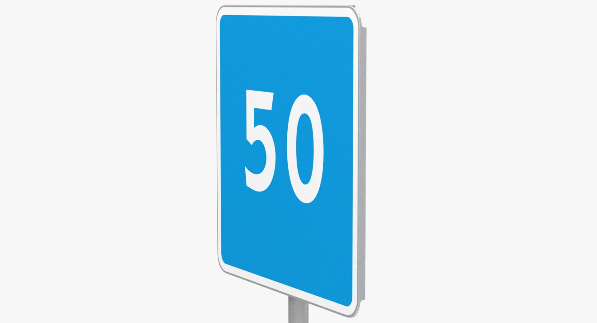 Traffic Sign Quad Quadratic 3D - TurboSquid 1386256
