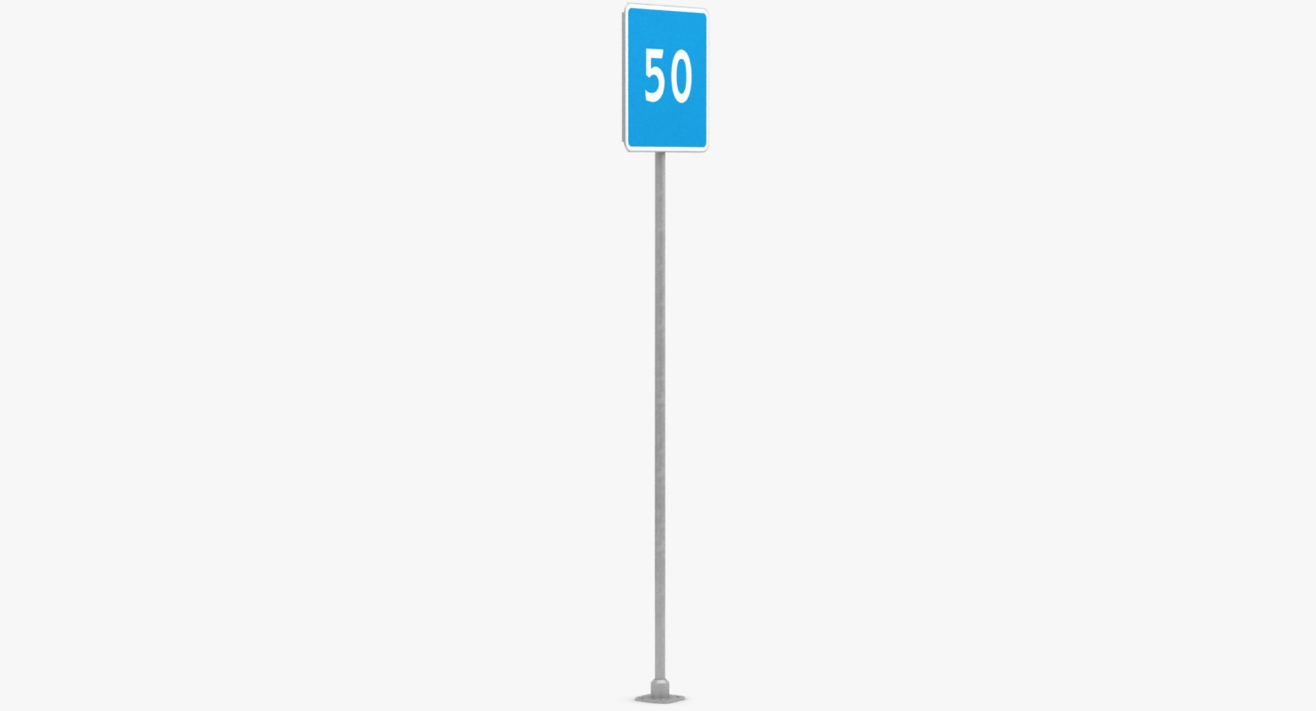 Traffic Sign Quad Quadratic 3D - TurboSquid 1386256