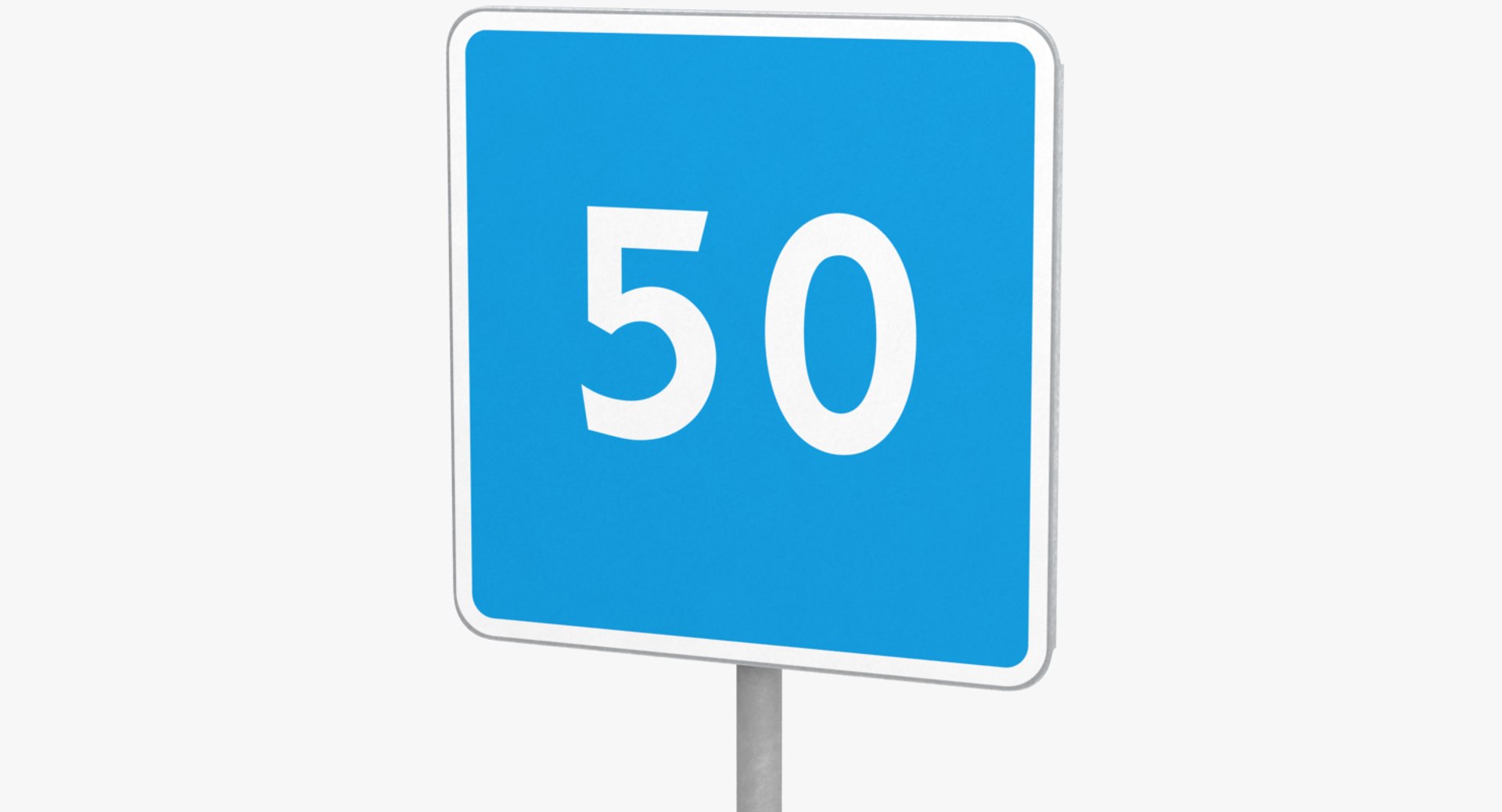 Traffic Sign Quad Quadratic 3D - TurboSquid 1386256