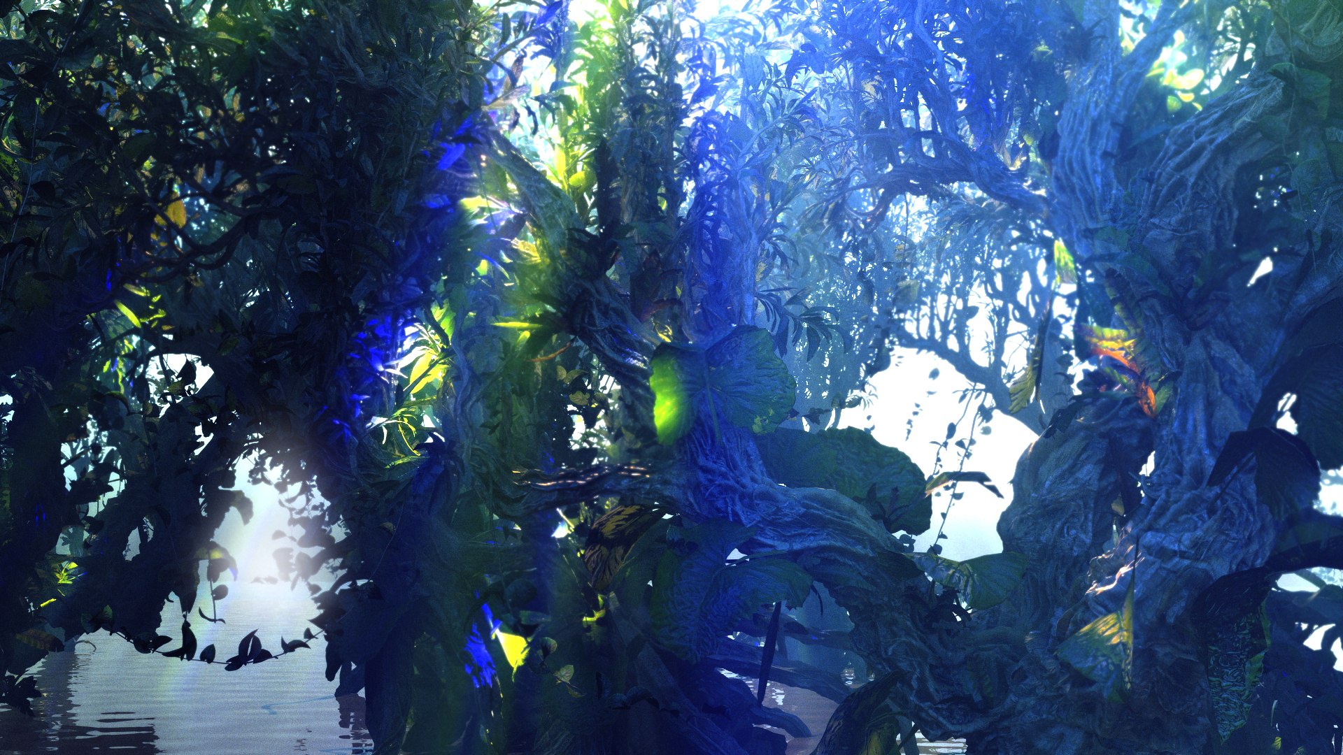 Rainbow Jungle 3D - TurboSquid 1466552