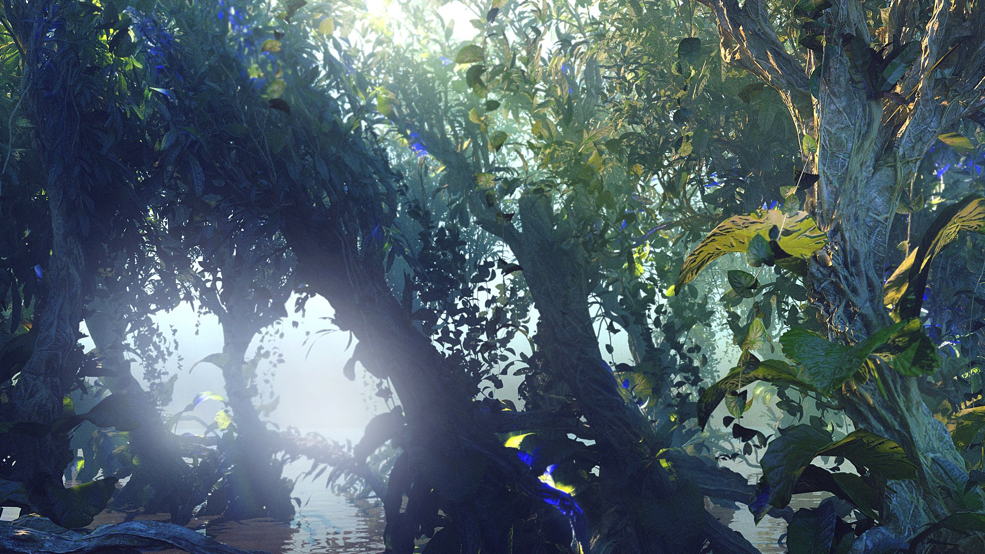 Rainbow Jungle 3D - TurboSquid 1466552