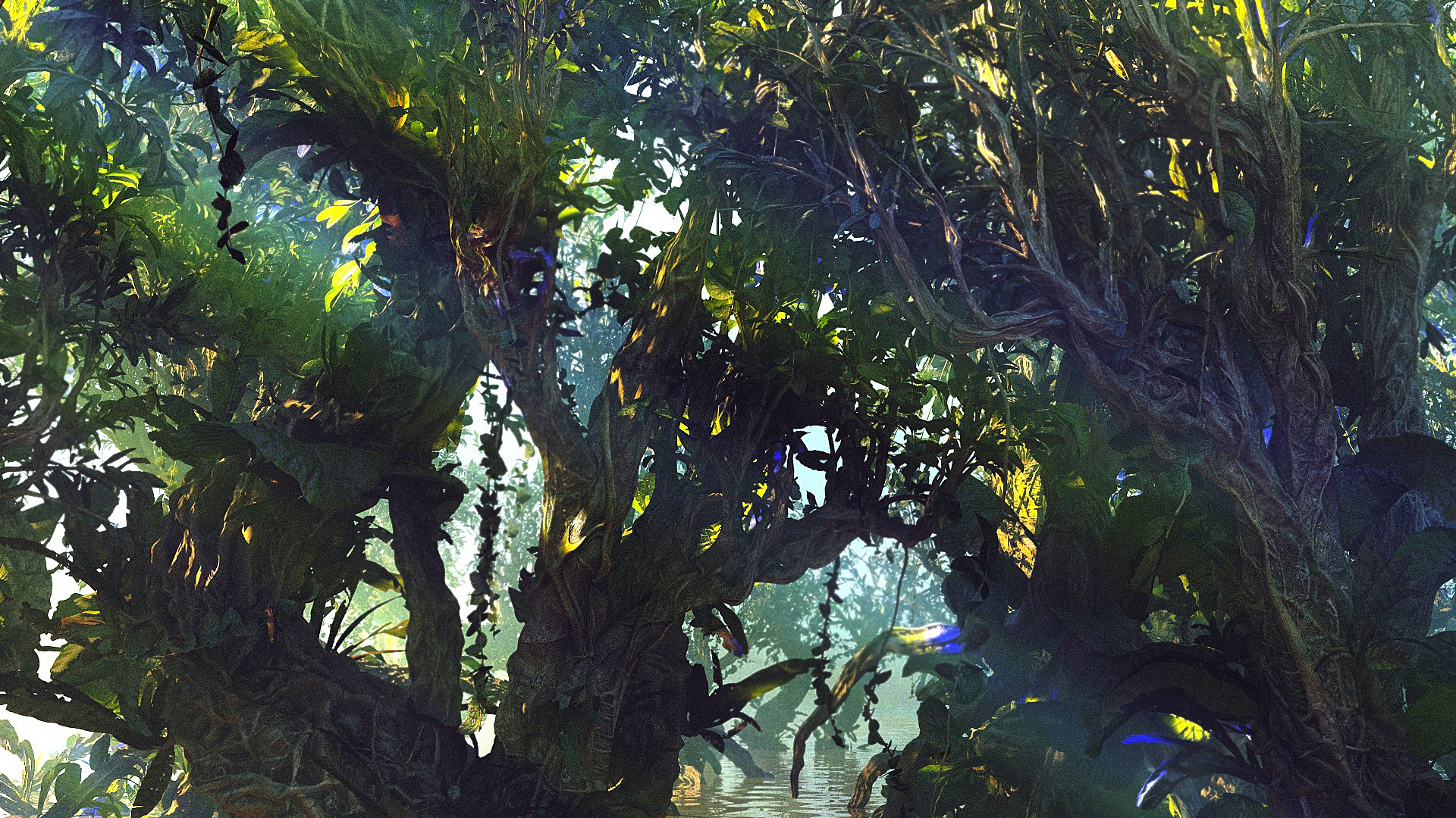 Rainbow Jungle 3D - TurboSquid 1466552