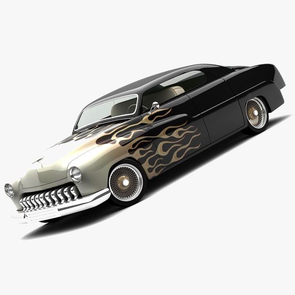 1951 lowrider choptop 3d model