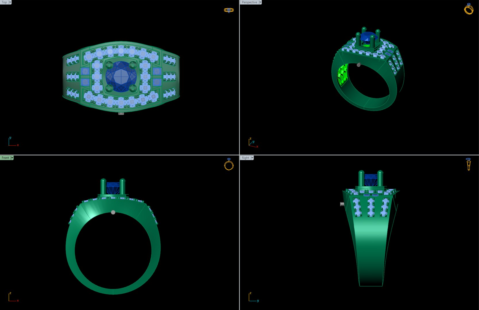 TU3 RING DIAMOND 3D Model - TurboSquid 2089777