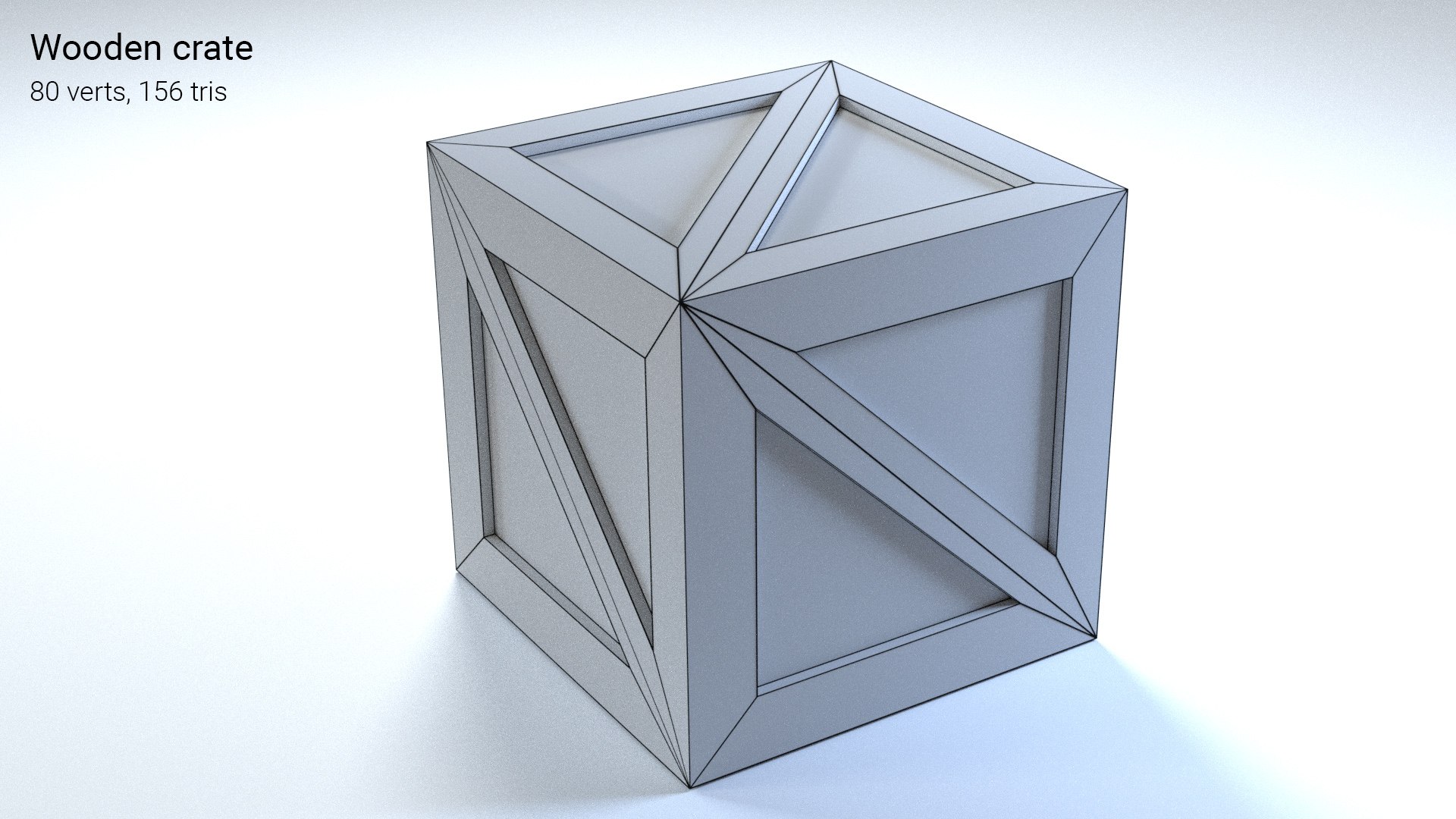 Wood crate open variation 3D model - TurboSquid 1232050