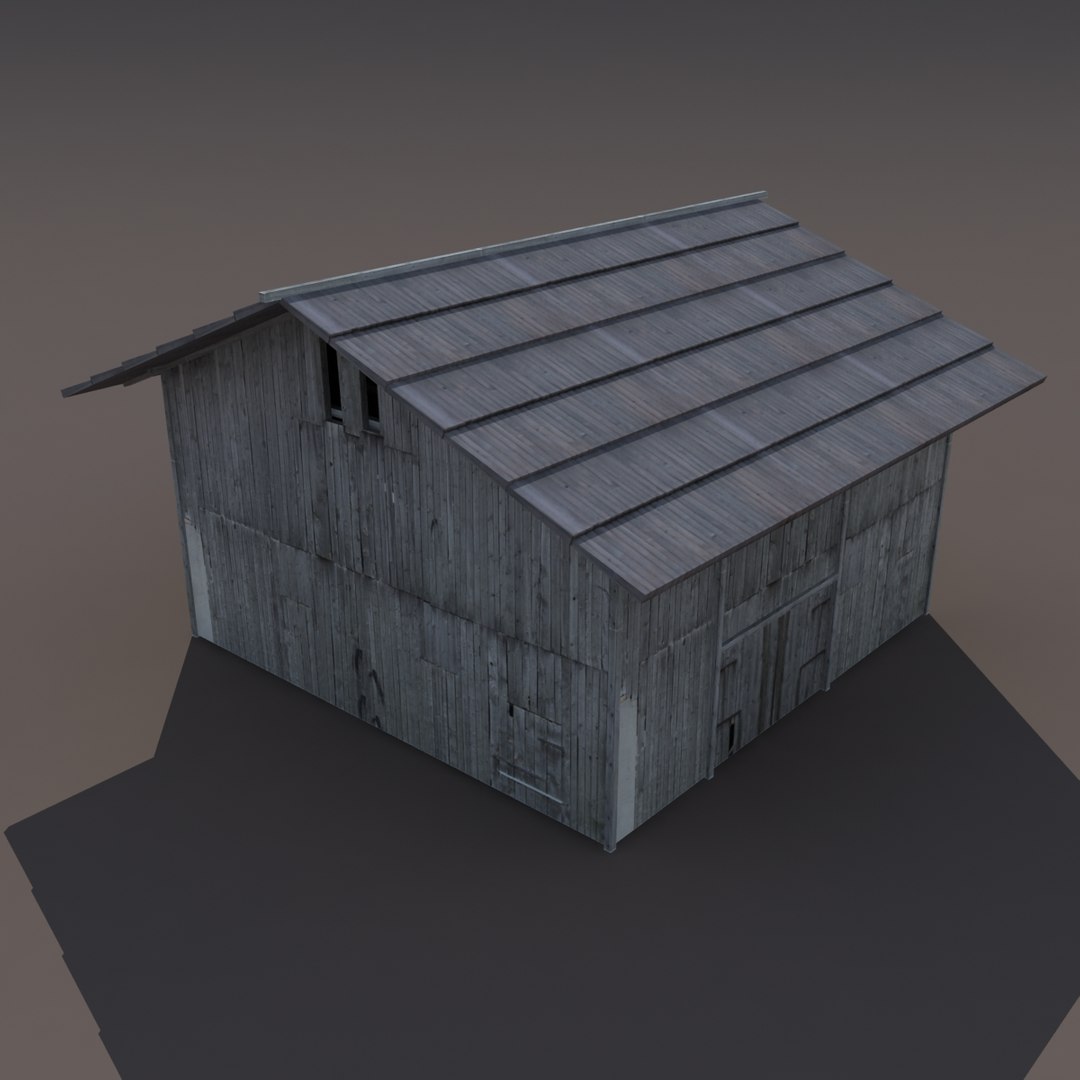 Old Barns 3d Model