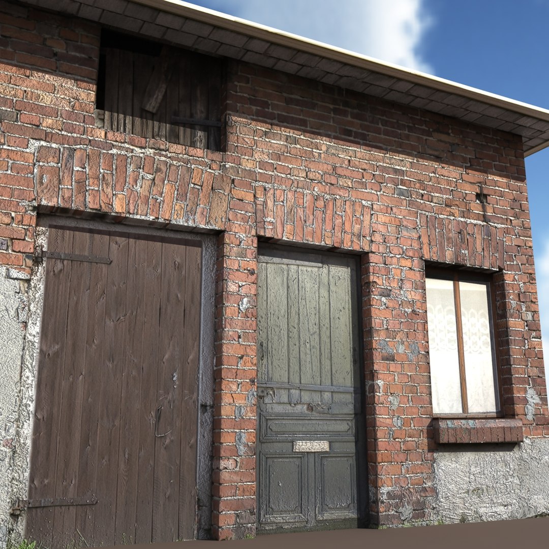 Old Barns 3d Model