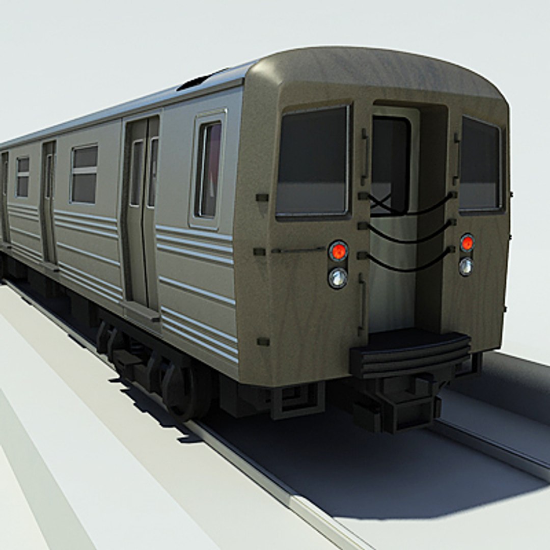 Train City Subway 3d Model