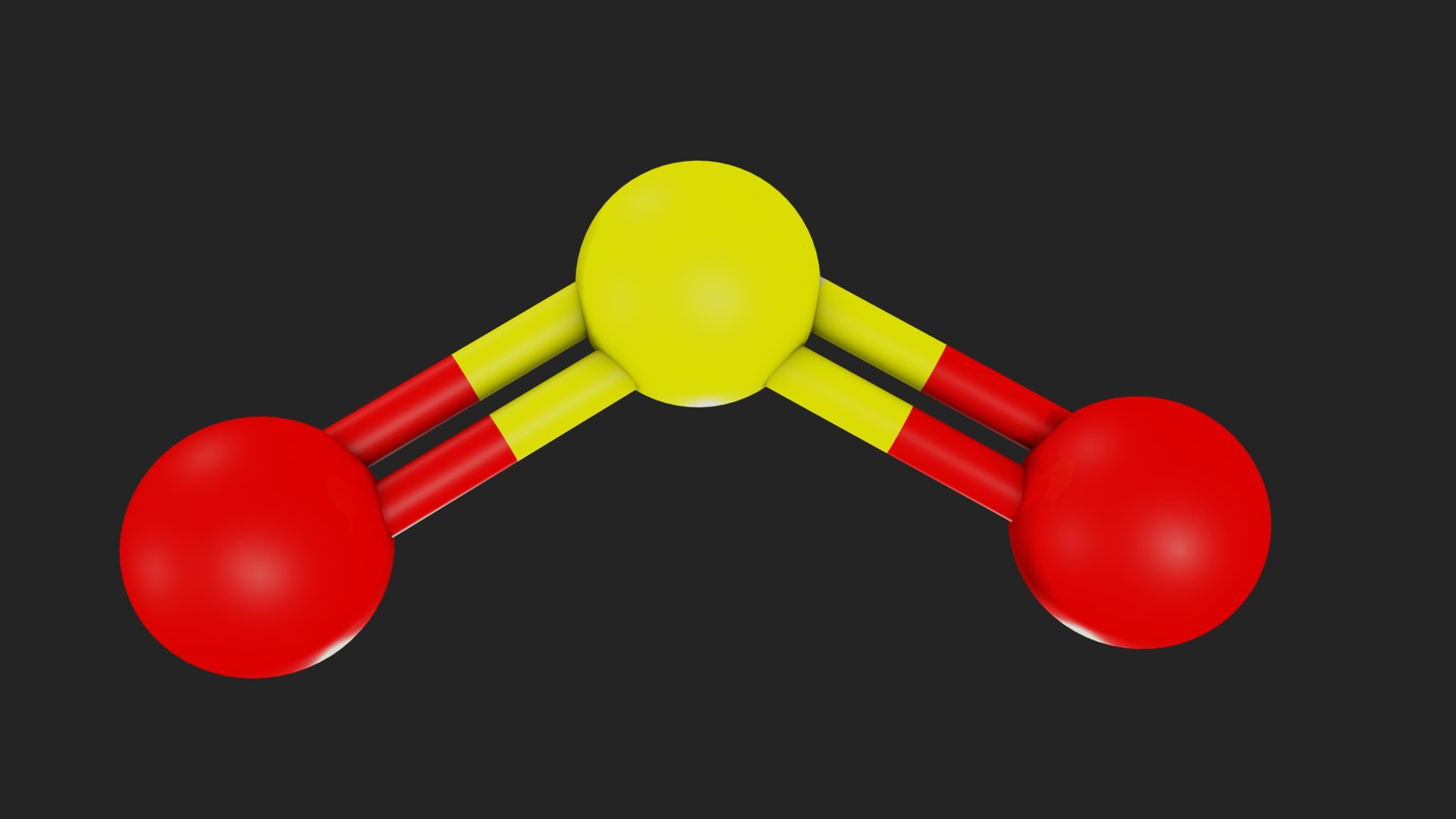 Sulfur Dioxide 3D Model - TurboSquid 1790763
