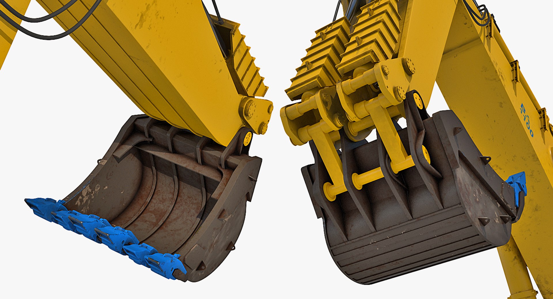 3D backhoe dredger 1100 rigged - TurboSquid 1255244