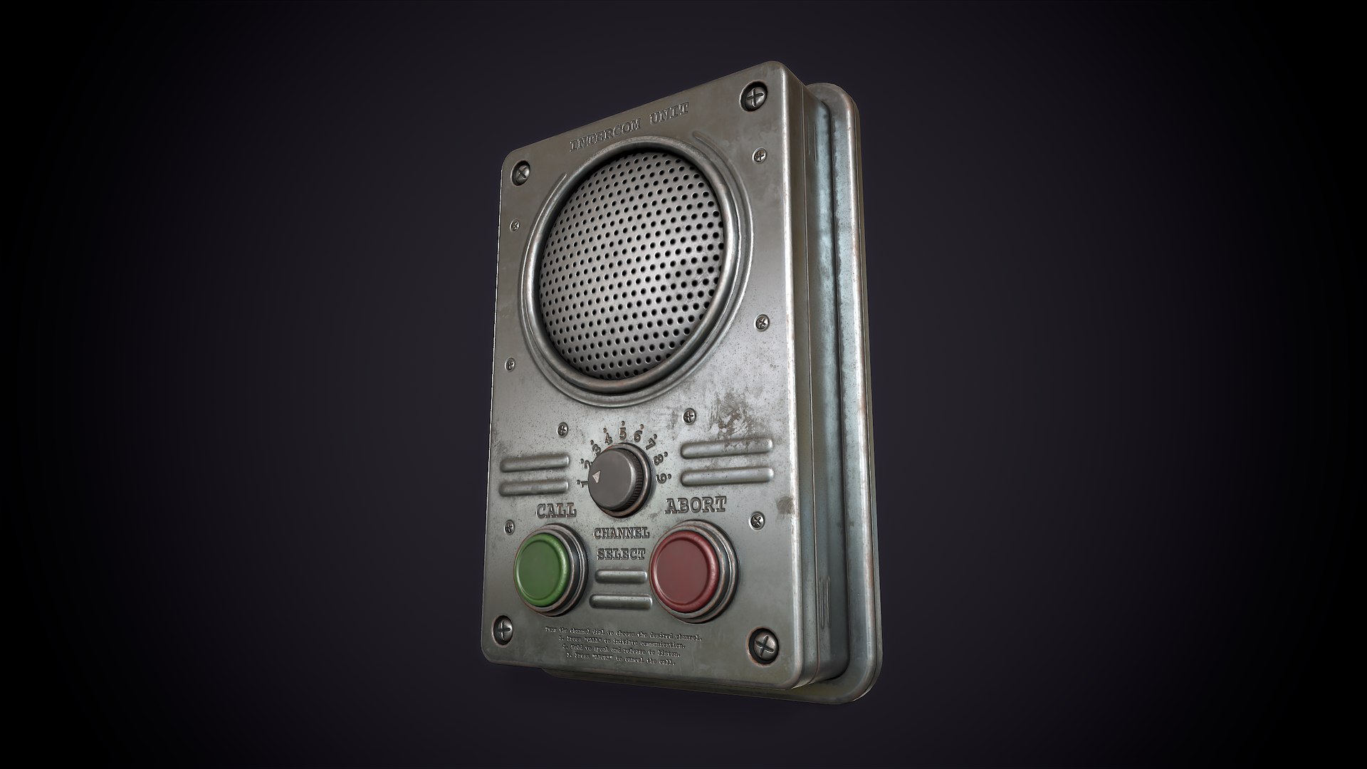 Intercom 3D Model - TurboSquid 2354586