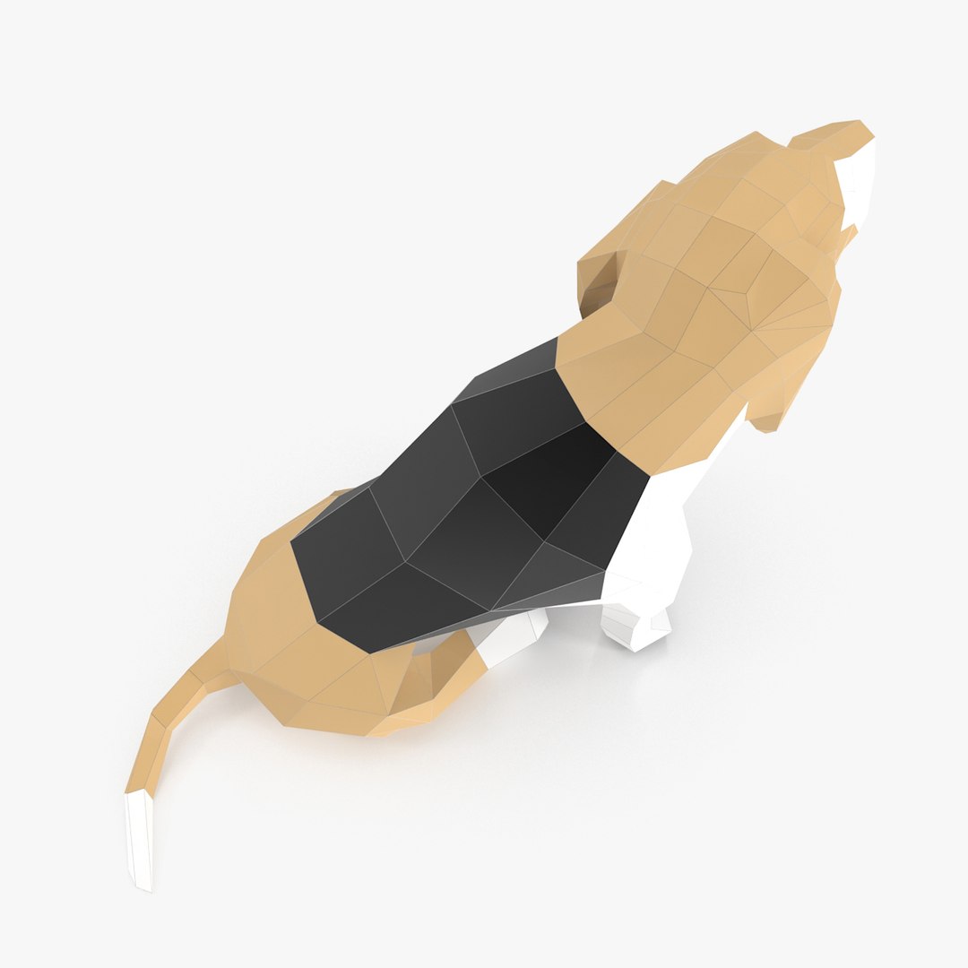 Paper Dog Obj