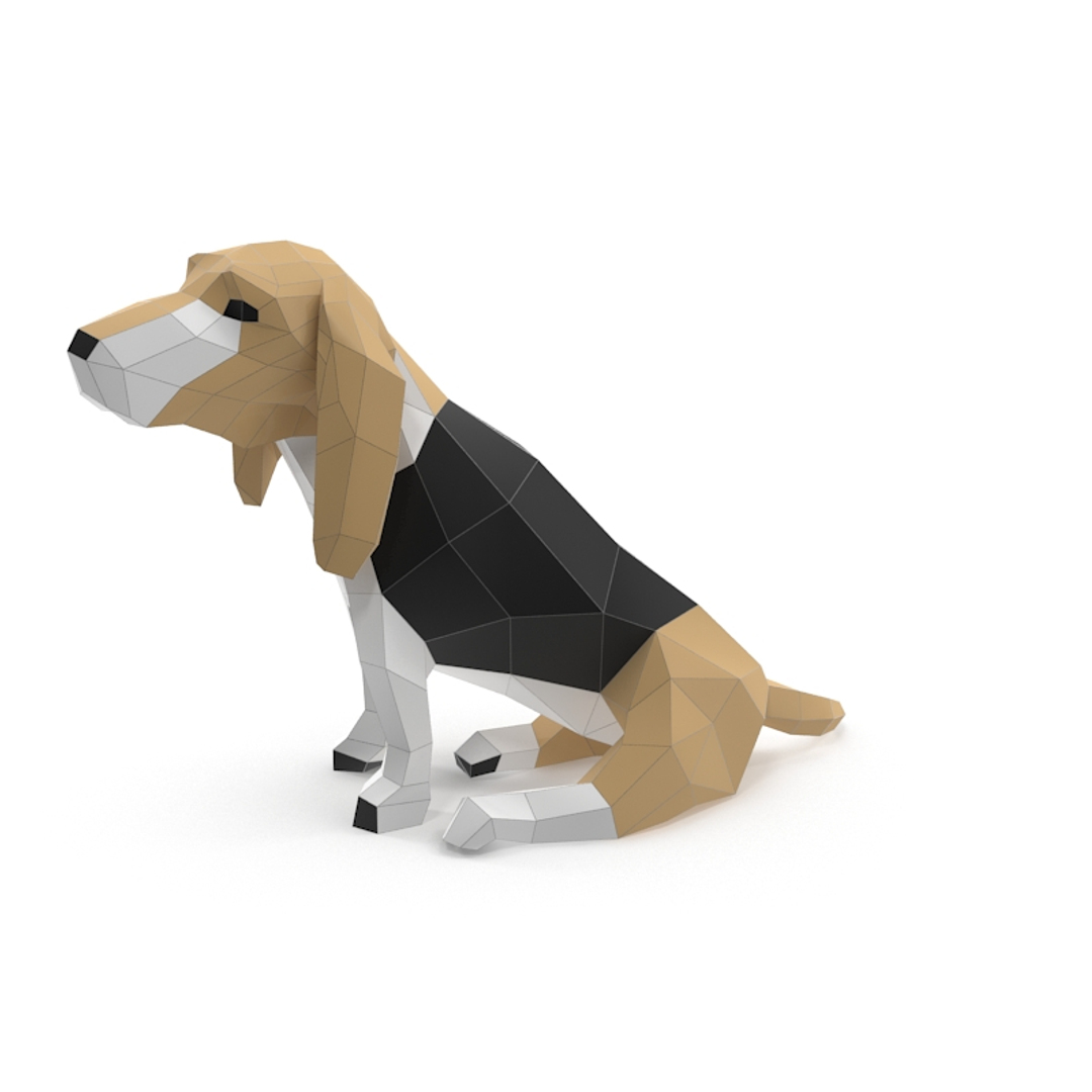 Paper Dog Obj