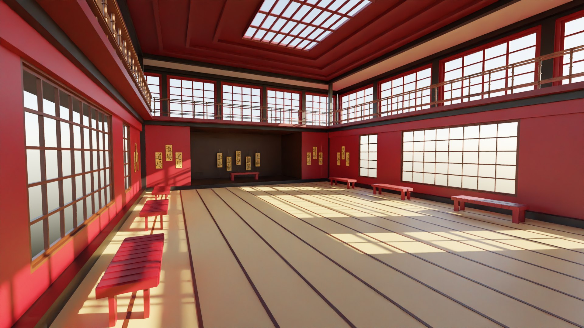 Japanese Dojo Model - TurboSquid 2157953