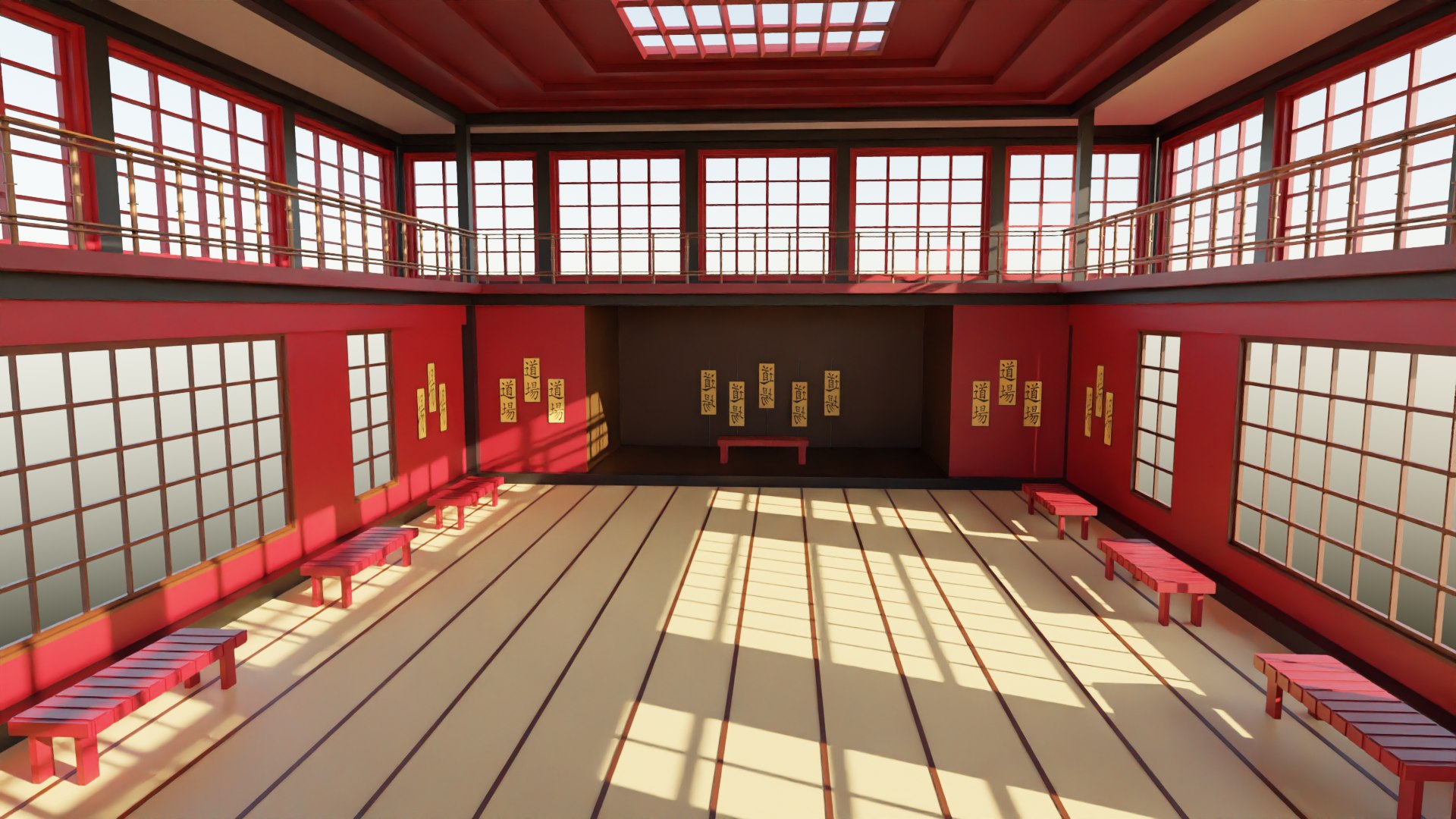 Japanese Dojo Model - TurboSquid 2157953