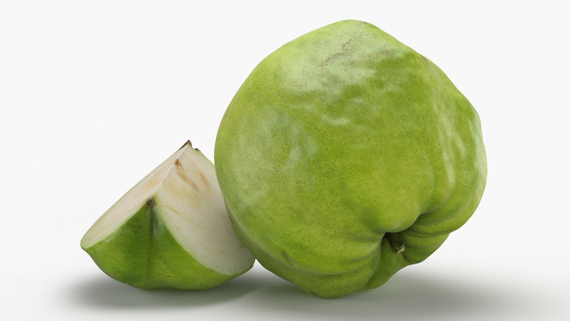 Whole Guava with Slice 3D model - TurboSquid 1763435
