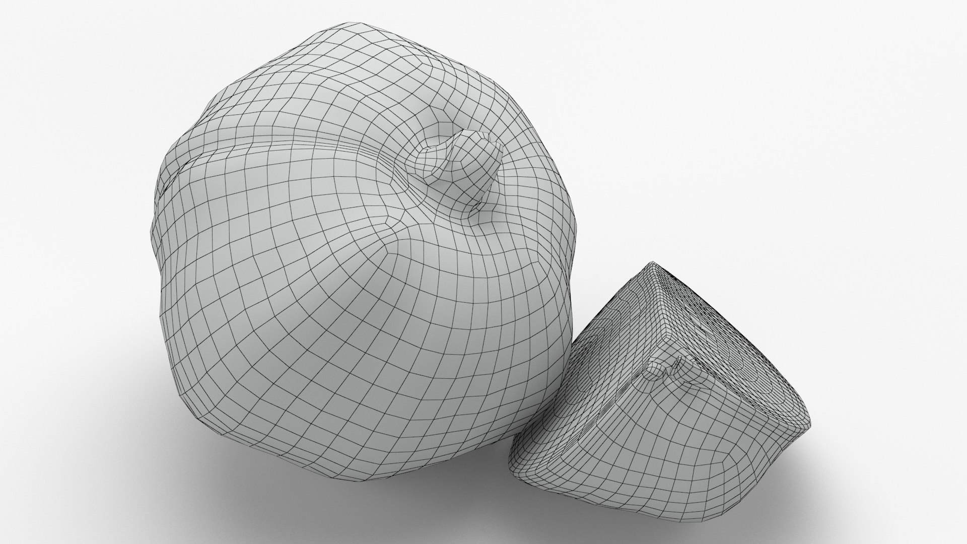 Whole Guava with Slice 3D model - TurboSquid 1763435