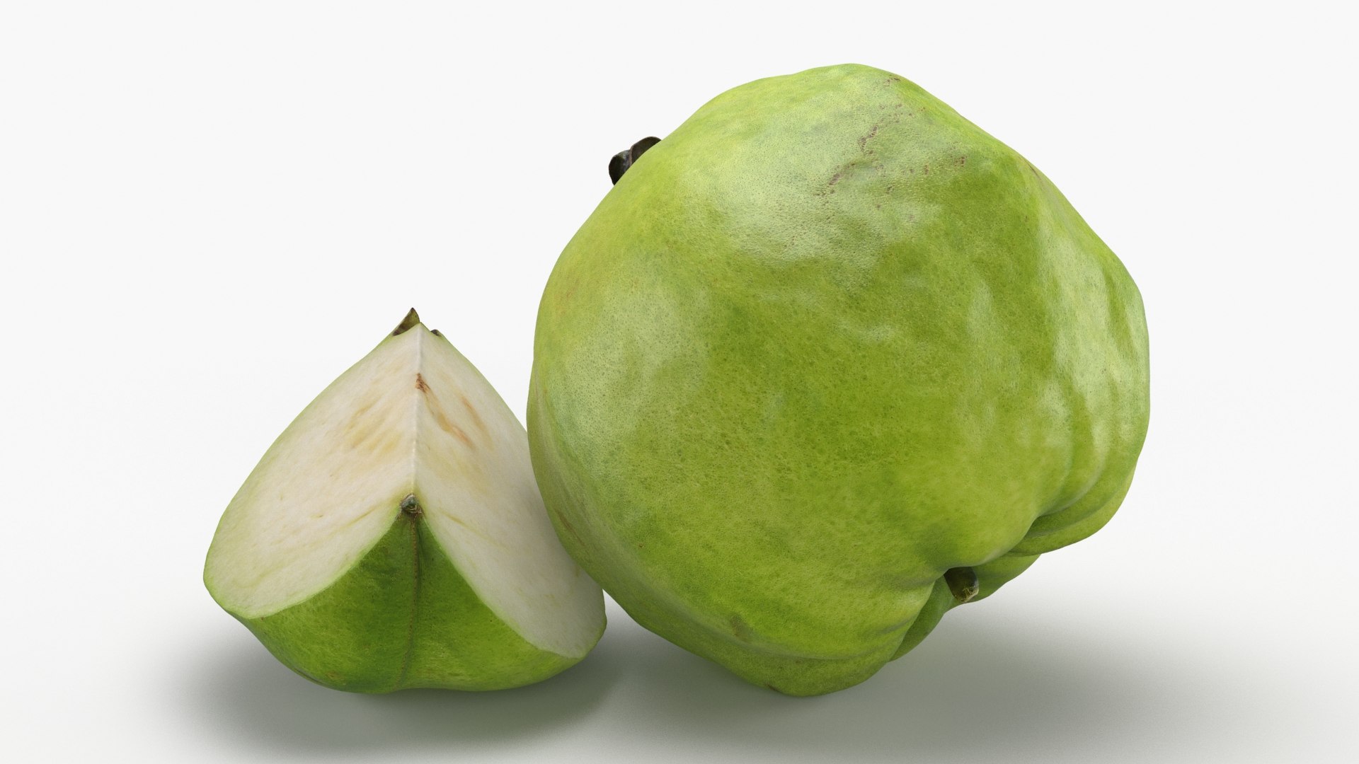 Whole Guava with Slice 3D model - TurboSquid 1763435