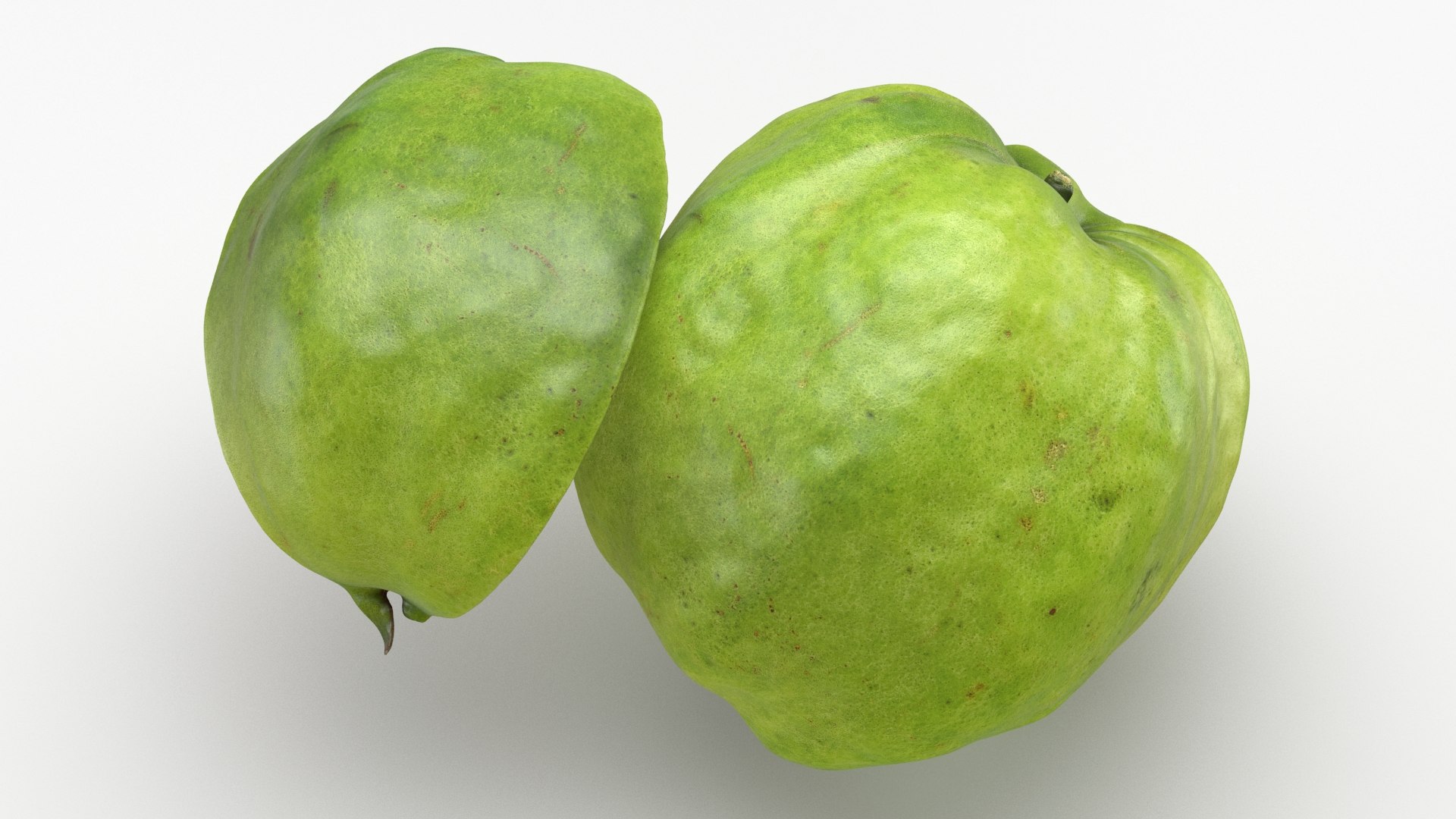 Whole Guava with Slice 3D model - TurboSquid 1763435