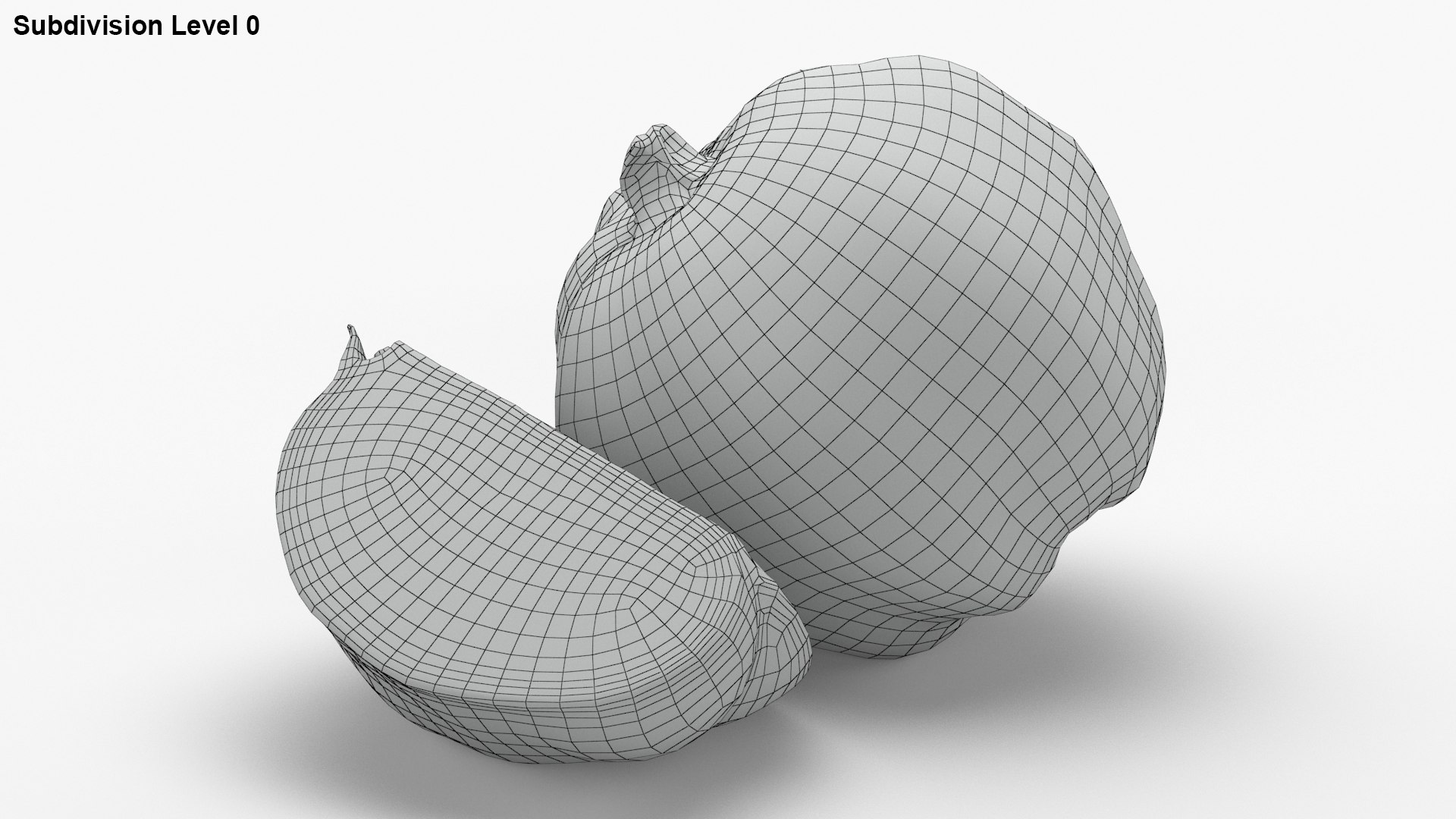 Whole Guava with Slice 3D model - TurboSquid 1763435
