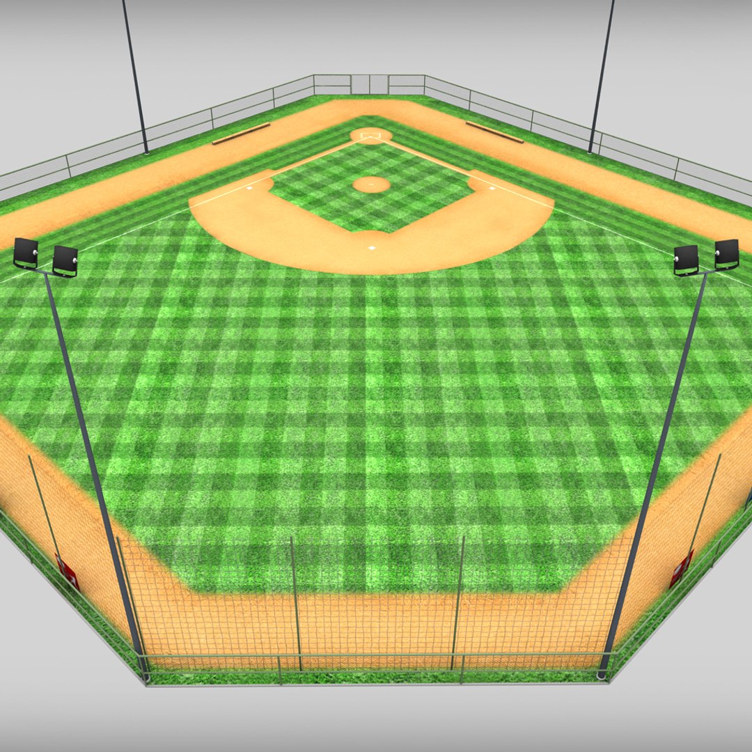 3d Baseball Stadium Model