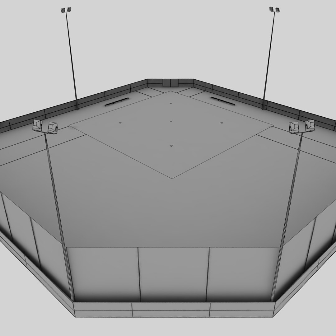 3d Baseball Stadium Model