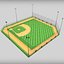3d Baseball Stadium Model