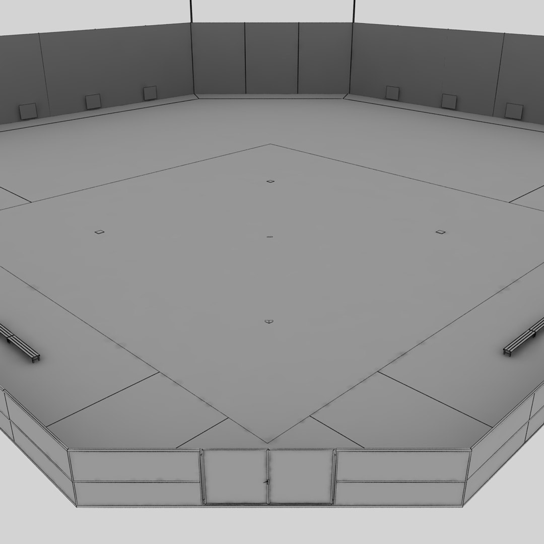 3d Baseball Stadium Model