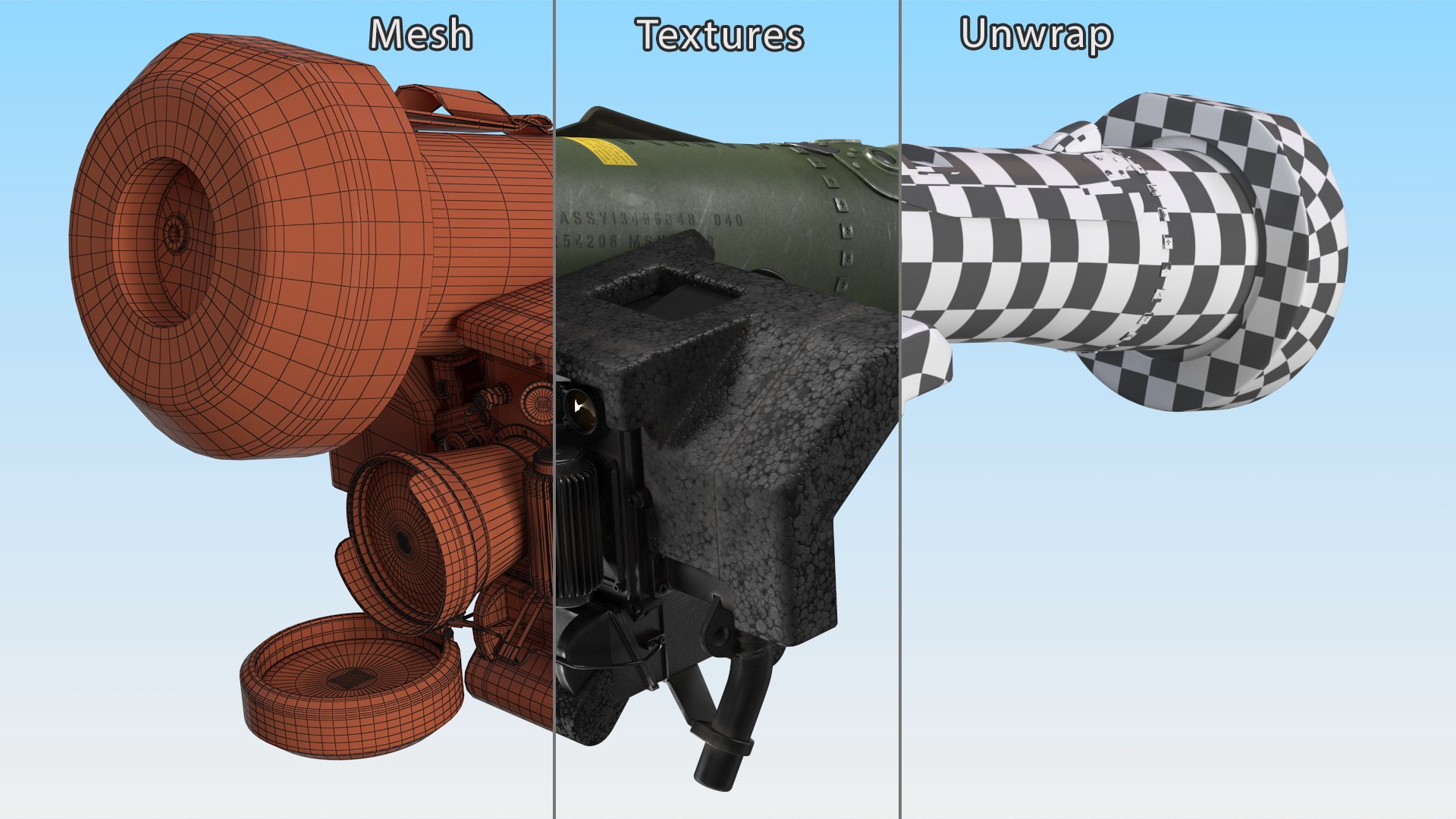 3d model fgm 148 javelin launch