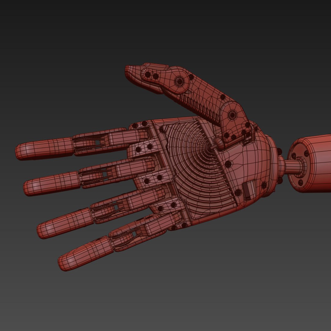 Robot Hand 3D Model - TurboSquid 1235112
