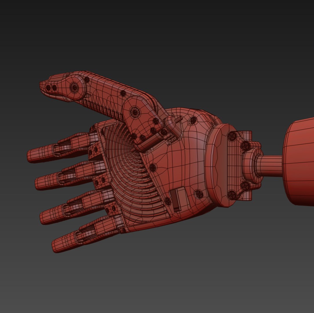 Robot Hand 3D Model - TurboSquid 1235112