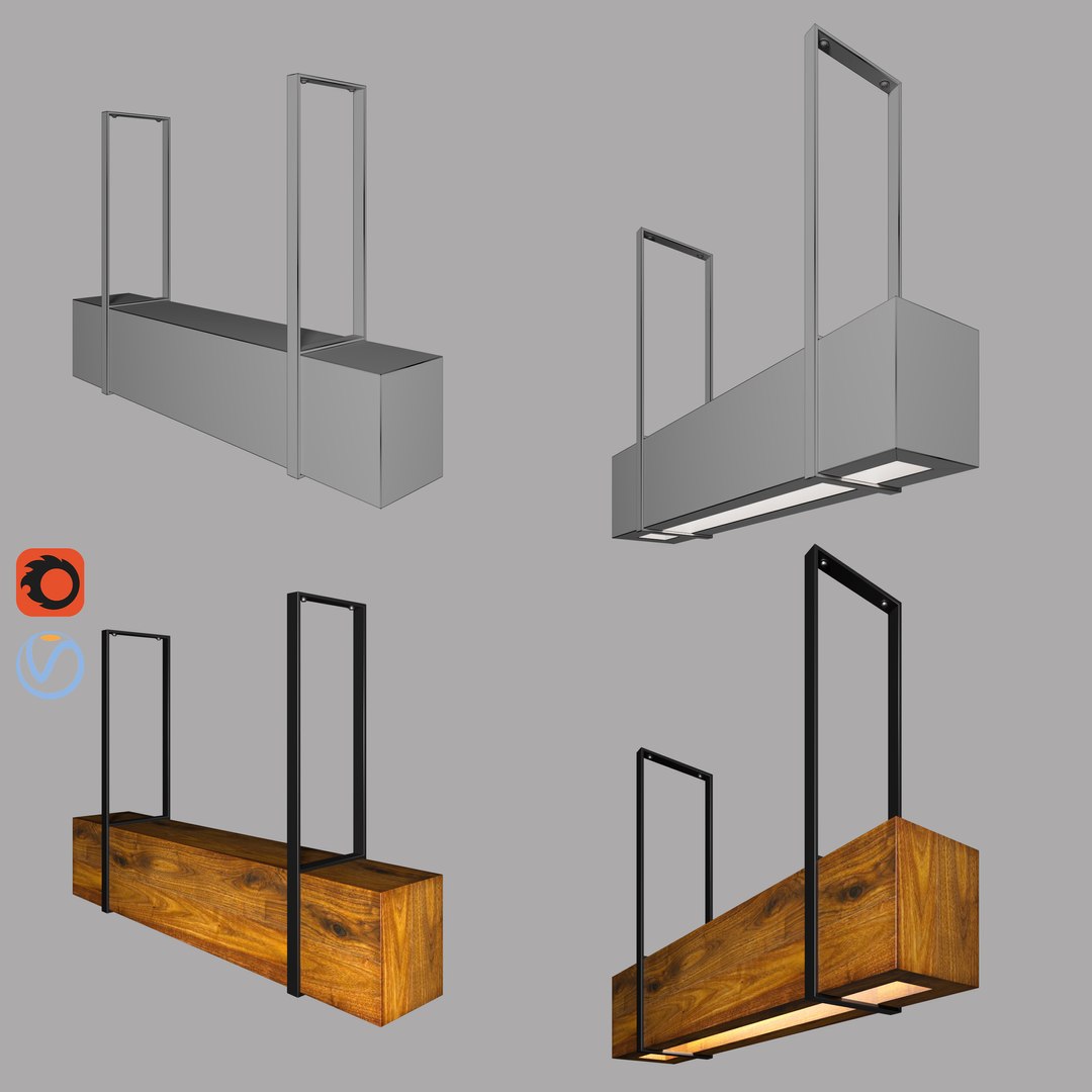 Free 3D Wooden Light Box Model - TurboSquid 1490907