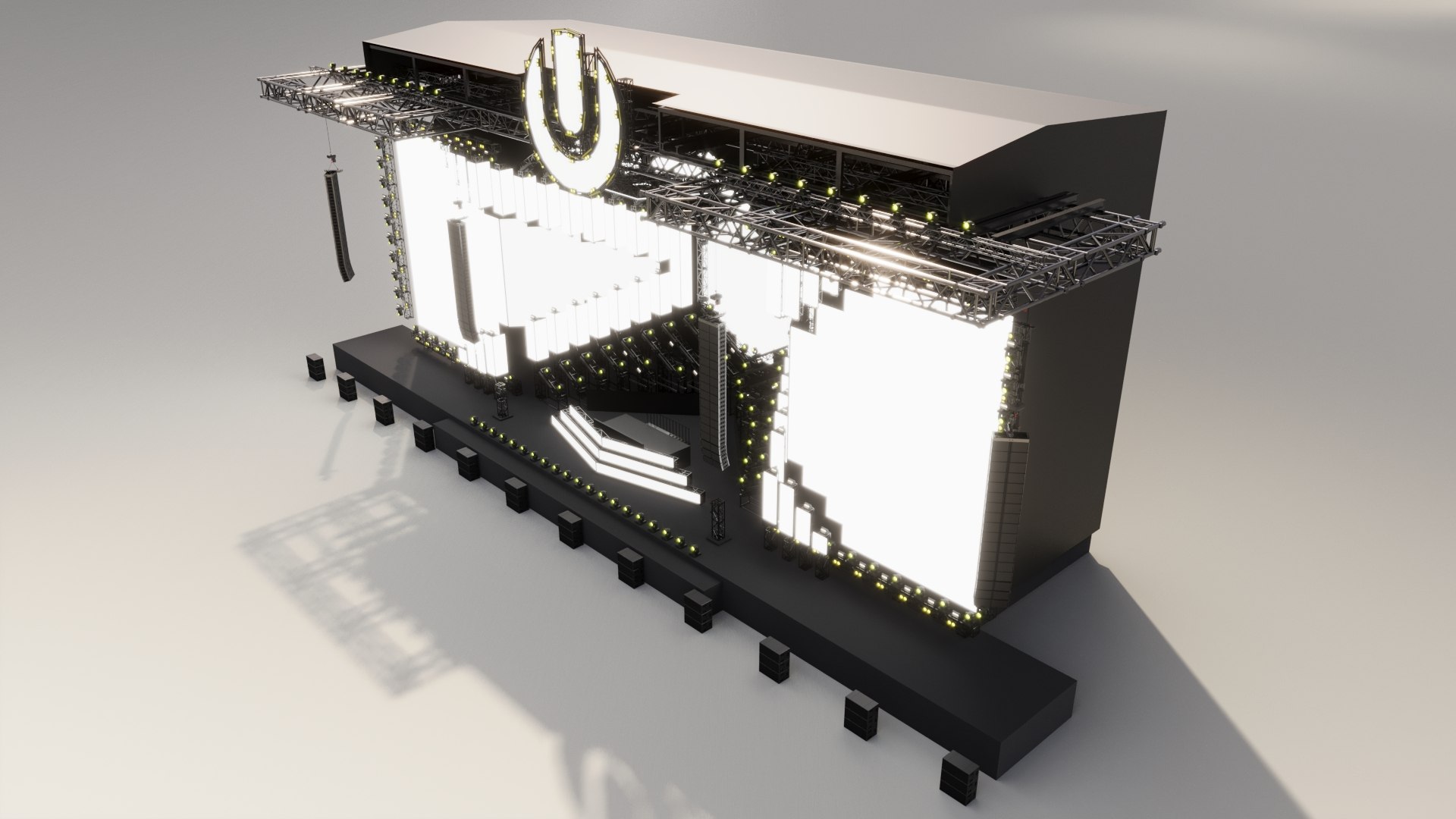 Ultra Music Festival 2018 Stage 3D Model - TurboSquid 2409032