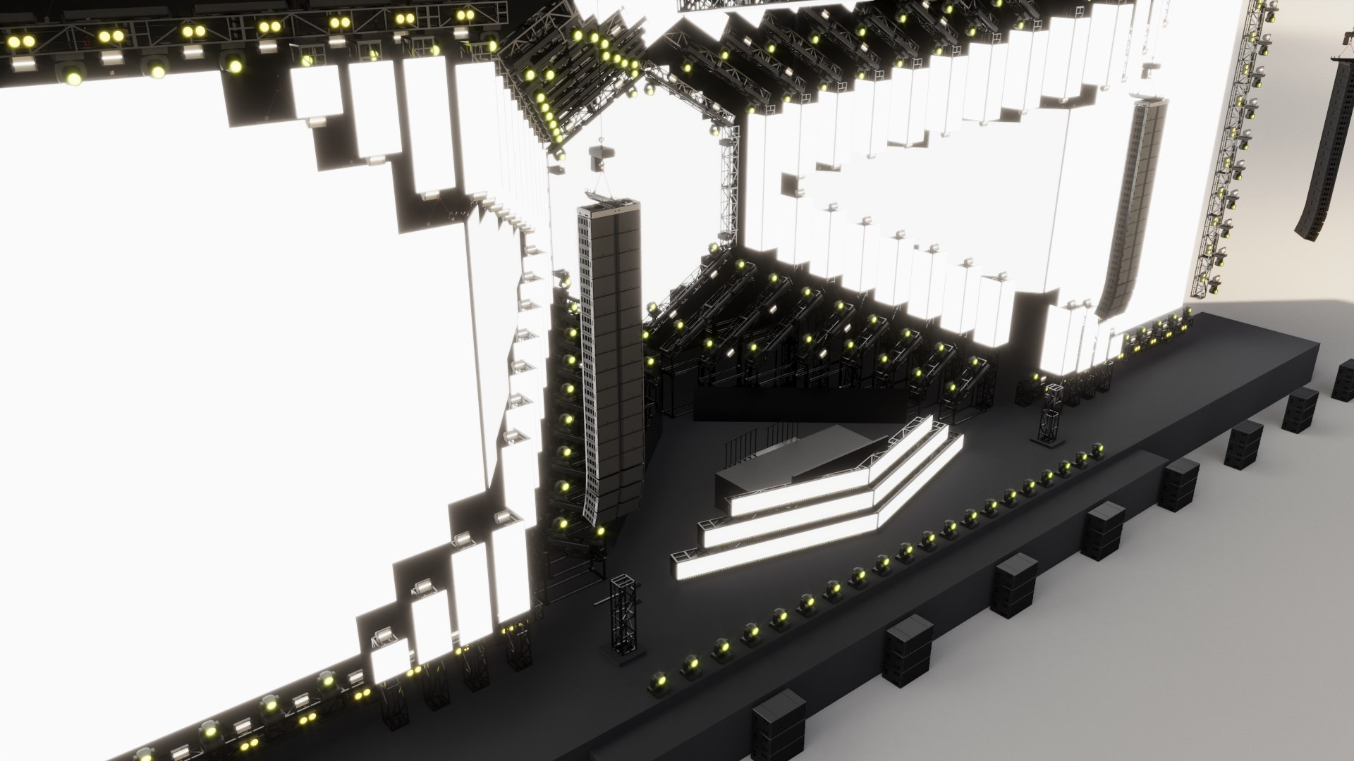 Ultra Music Festival 2018 Stage 3D Model - TurboSquid 2409032