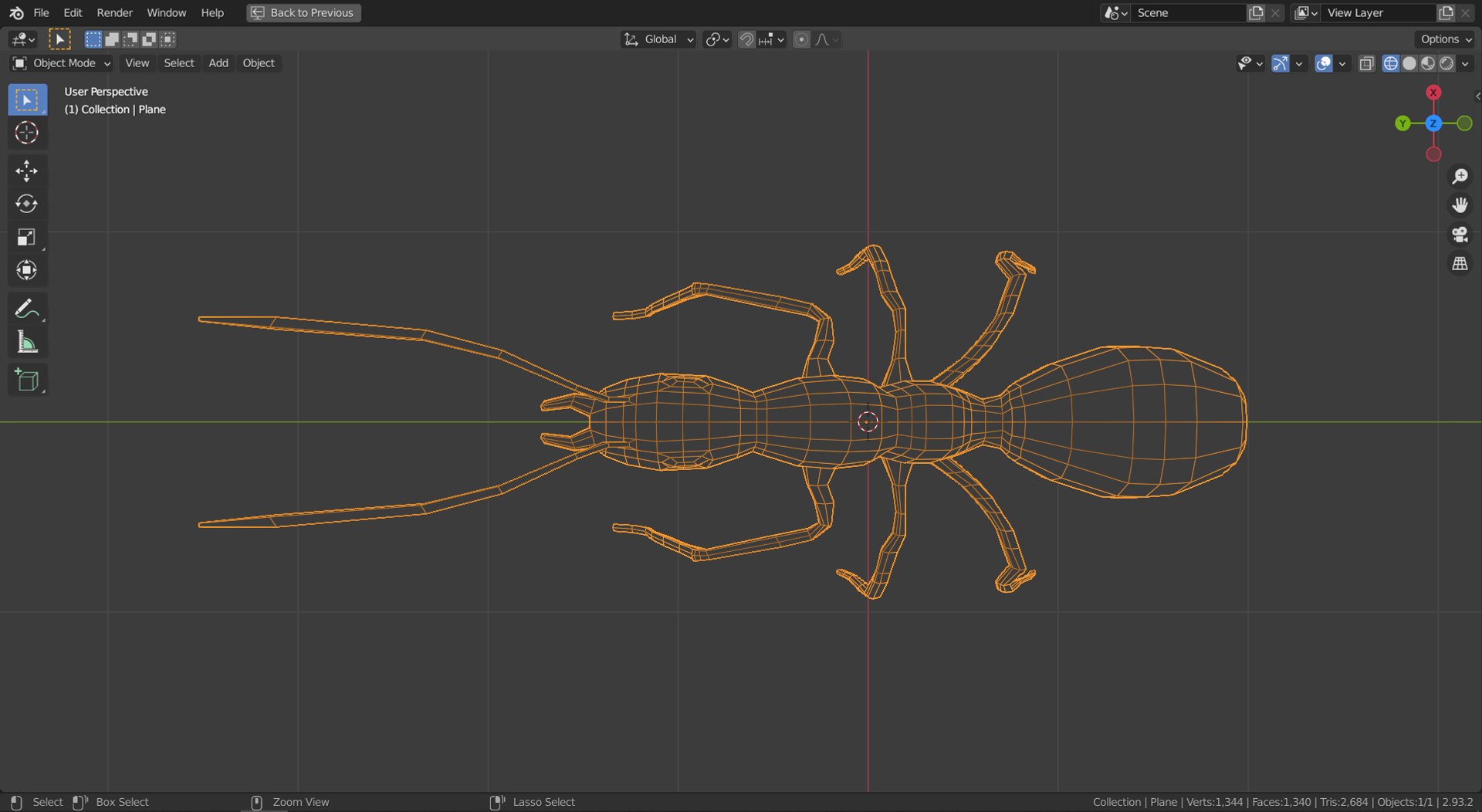 3D Low-poly Ant Model - TurboSquid 1777193