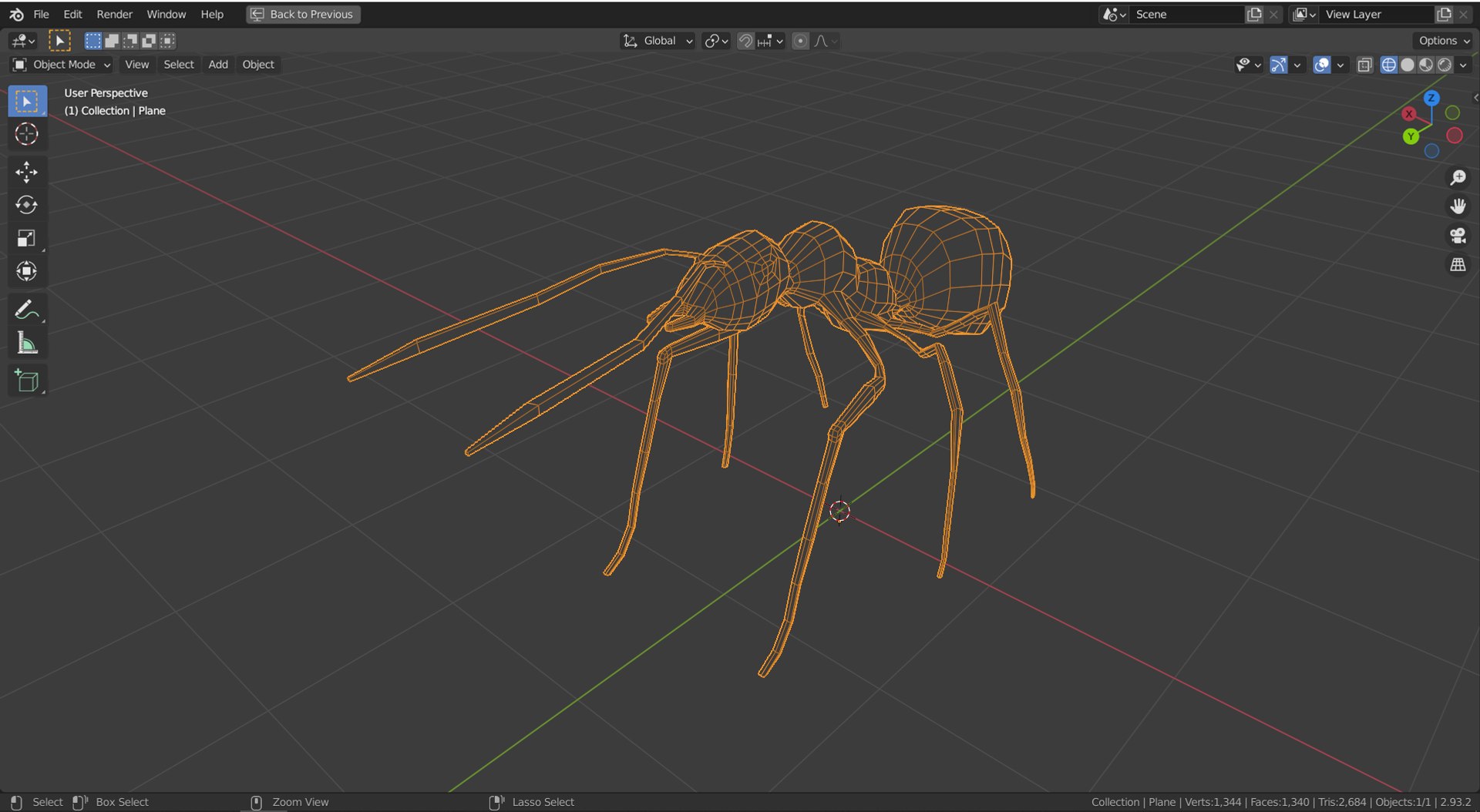 3D Low-poly Ant Model - TurboSquid 1777193