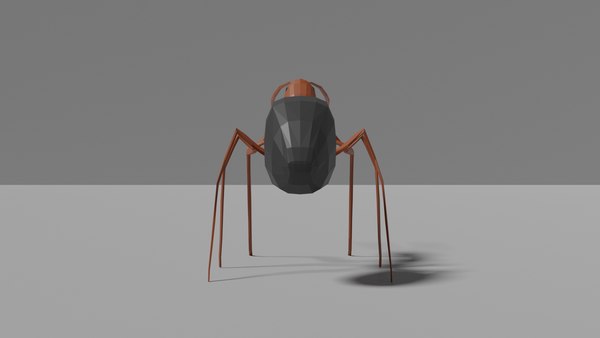 3D Low-poly Ant model - TurboSquid 1777193