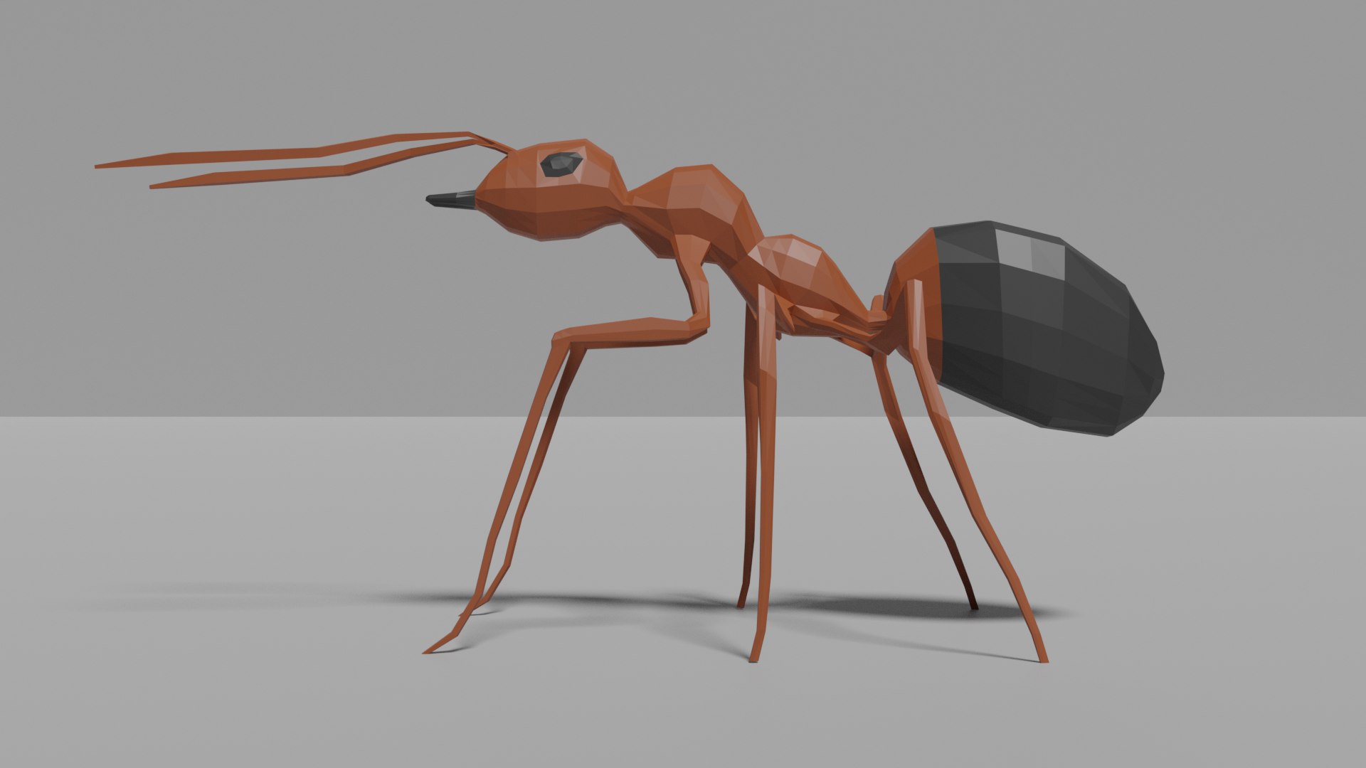 3D Low-poly Ant Model - TurboSquid 1777193
