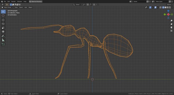 3D Low-poly Ant model - TurboSquid 1777193
