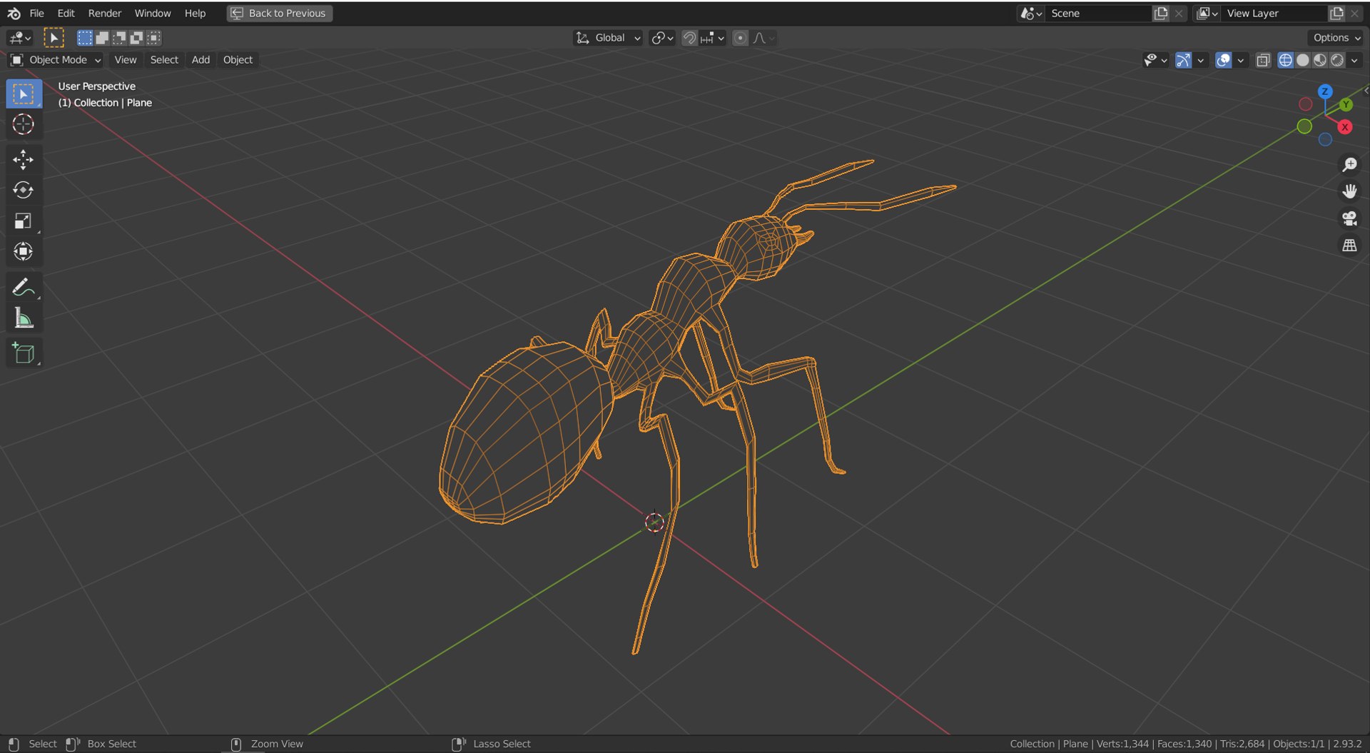 3D Low-poly Ant Model - TurboSquid 1777193